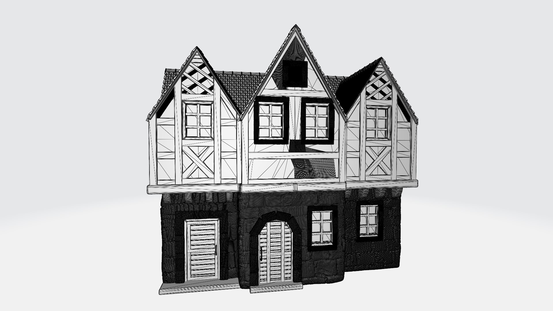 Architecture House 3D Model - TurboSquid 1696417