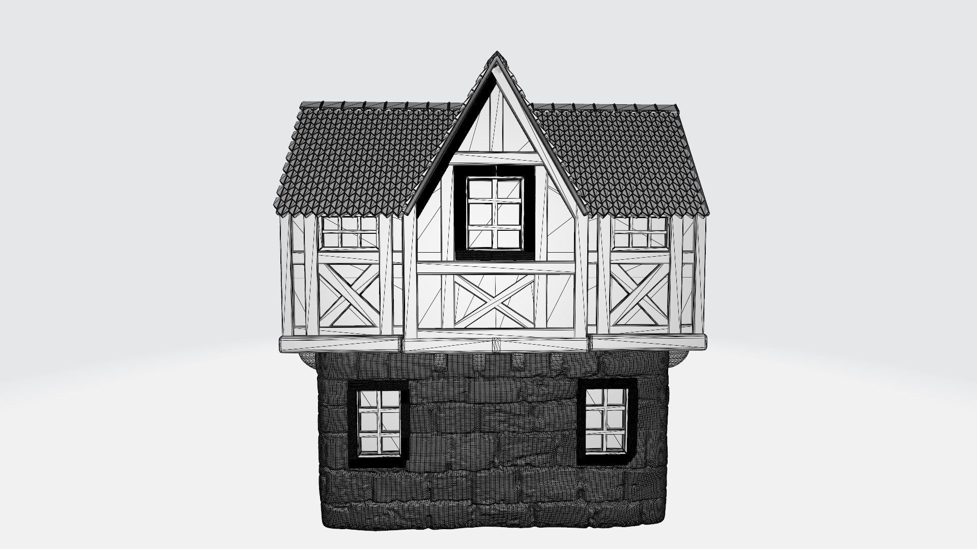 Architecture House 3D Model - TurboSquid 1696417
