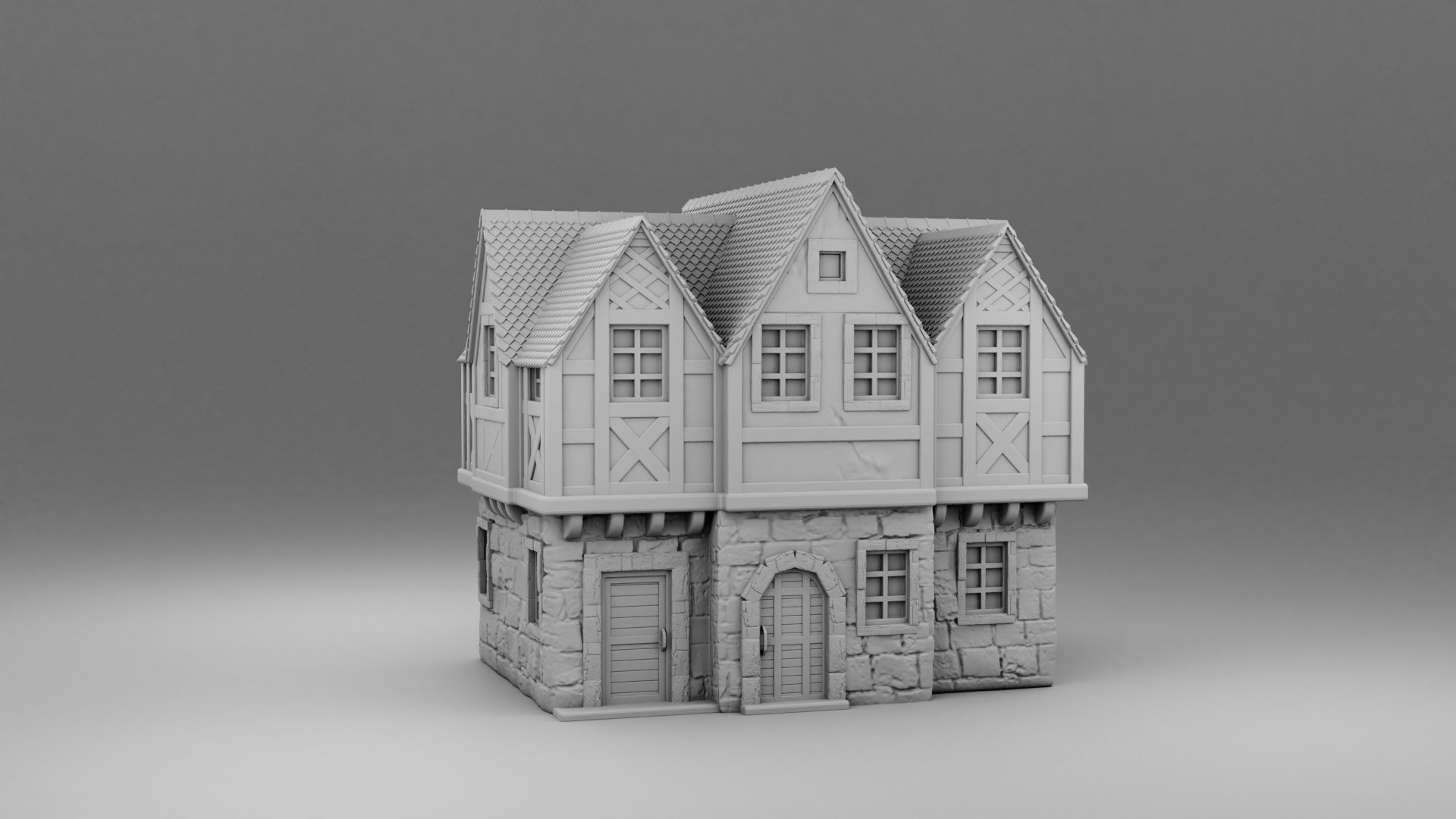 Architecture House 3D Model - TurboSquid 1696417