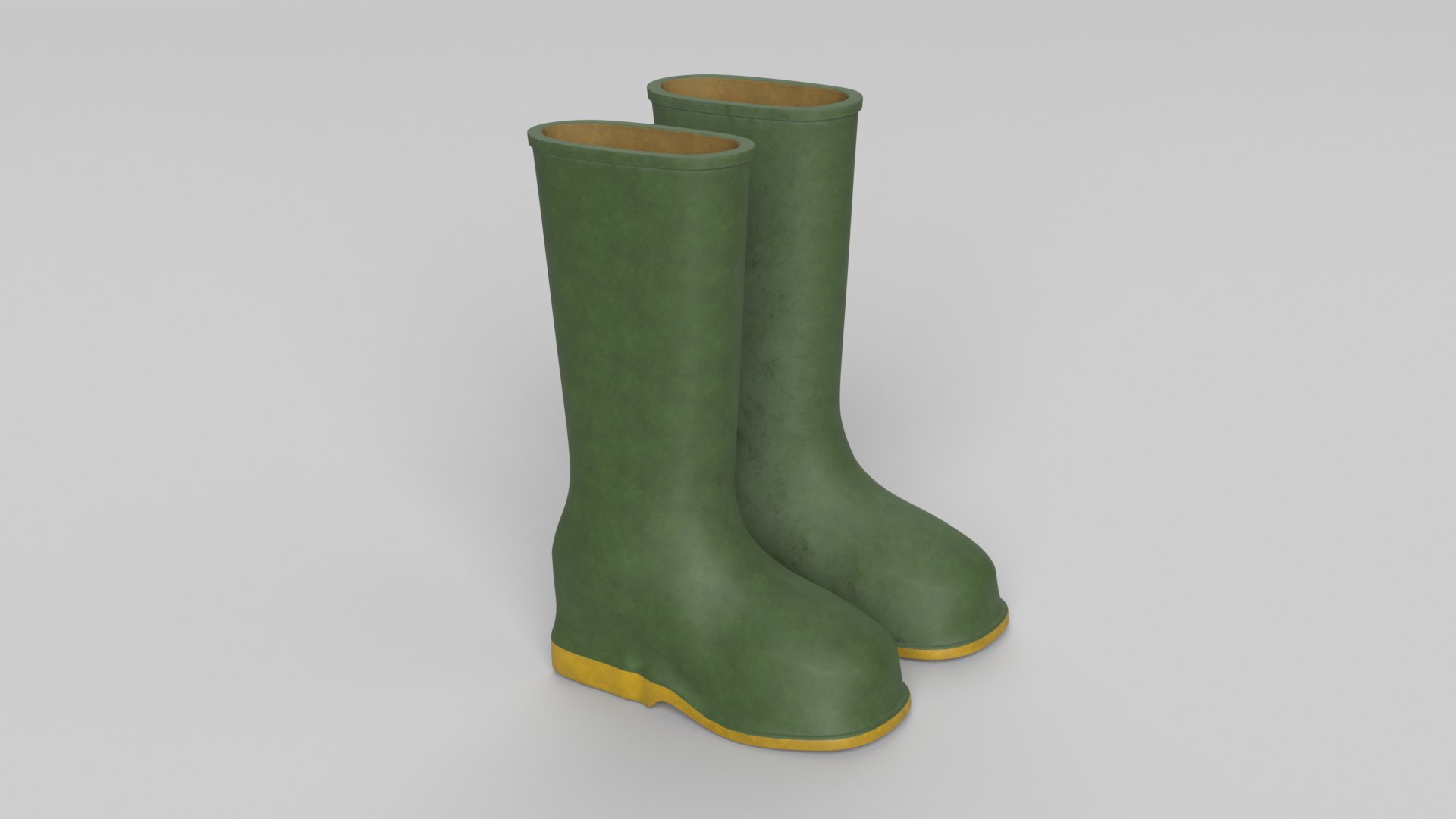 Rain Boots 3D Model - TurboSquid 1962689