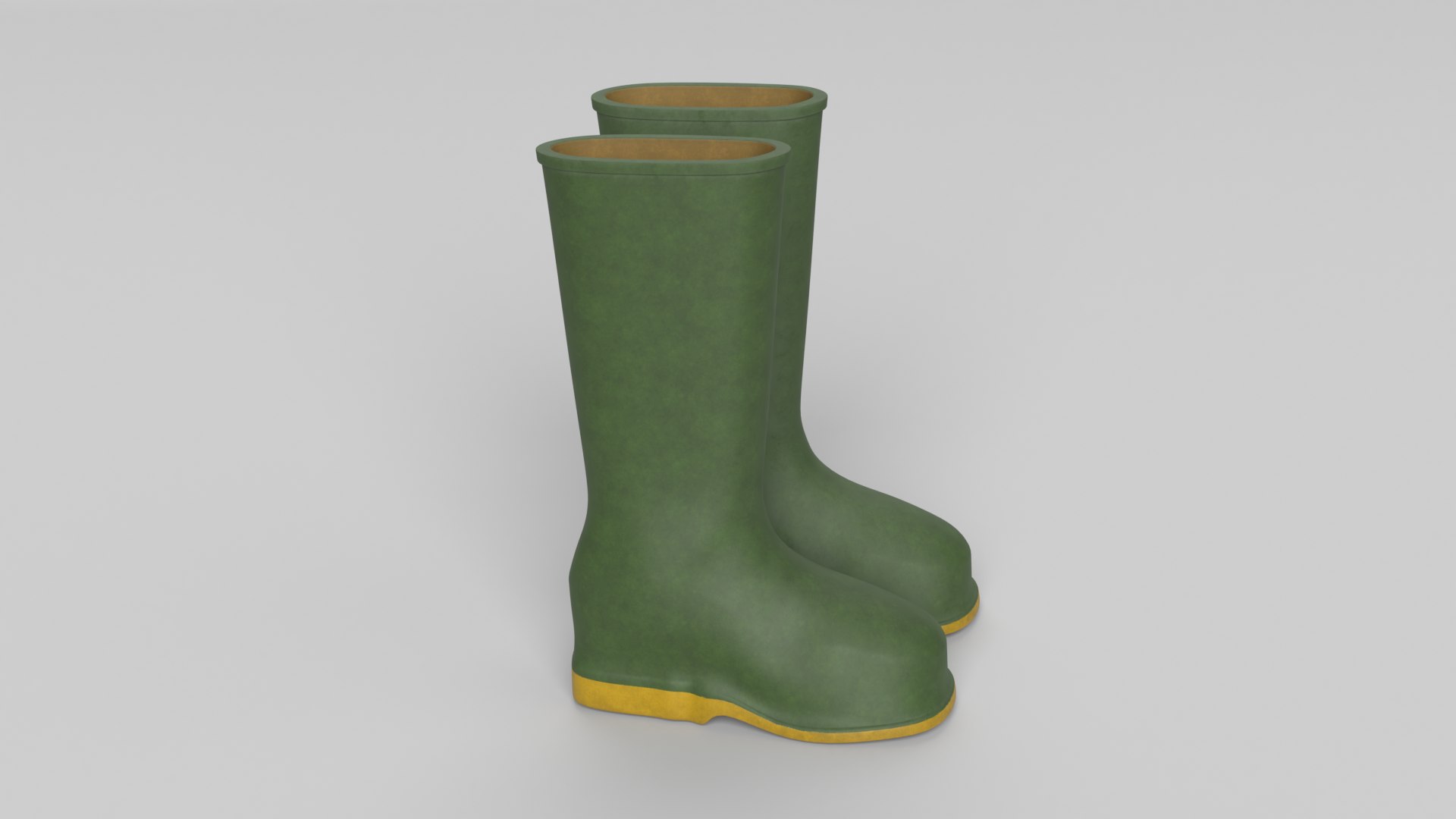 Rain Boots 3D Model - TurboSquid 1962689