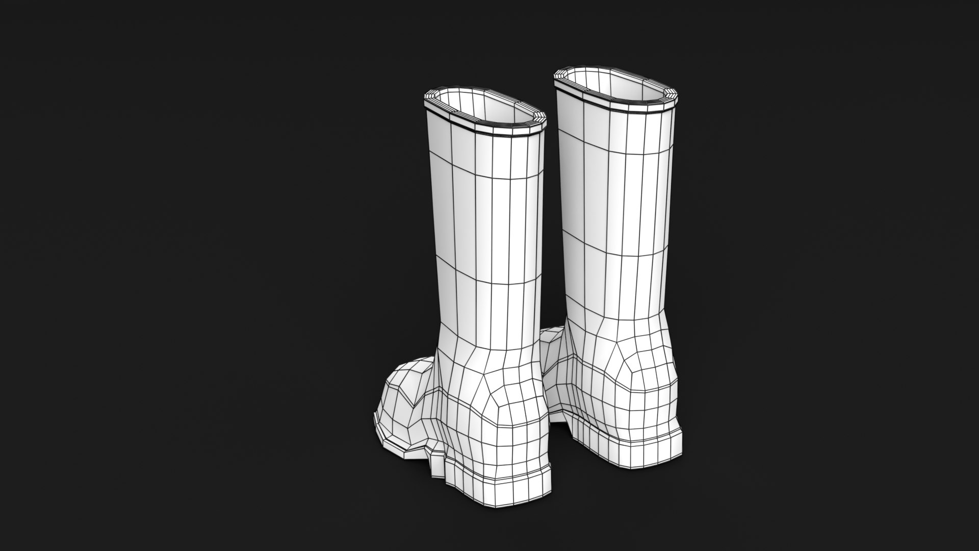 Rain Boots 3D Model - TurboSquid 1962689