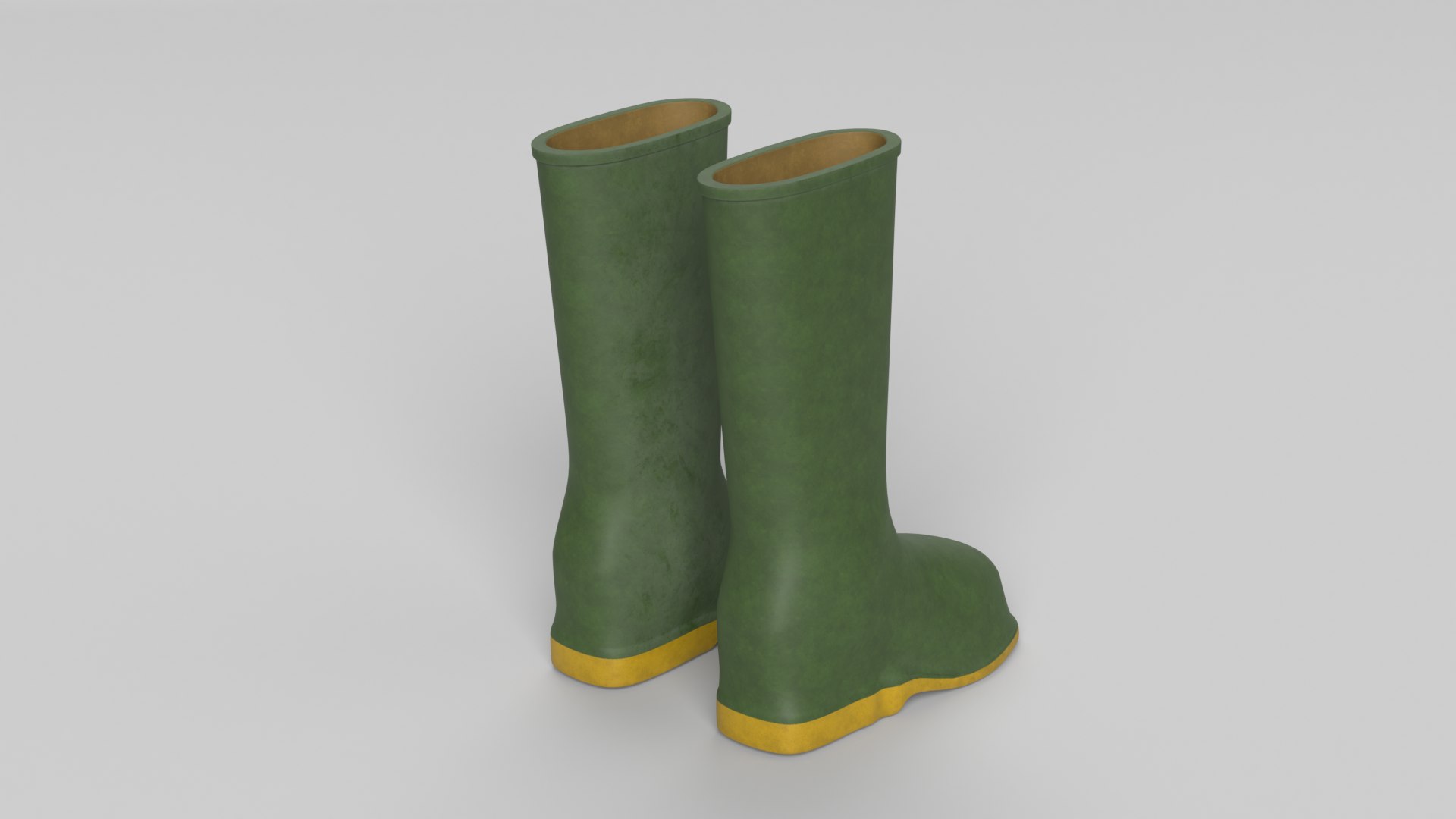 Rain Boots 3D Model - TurboSquid 1962689