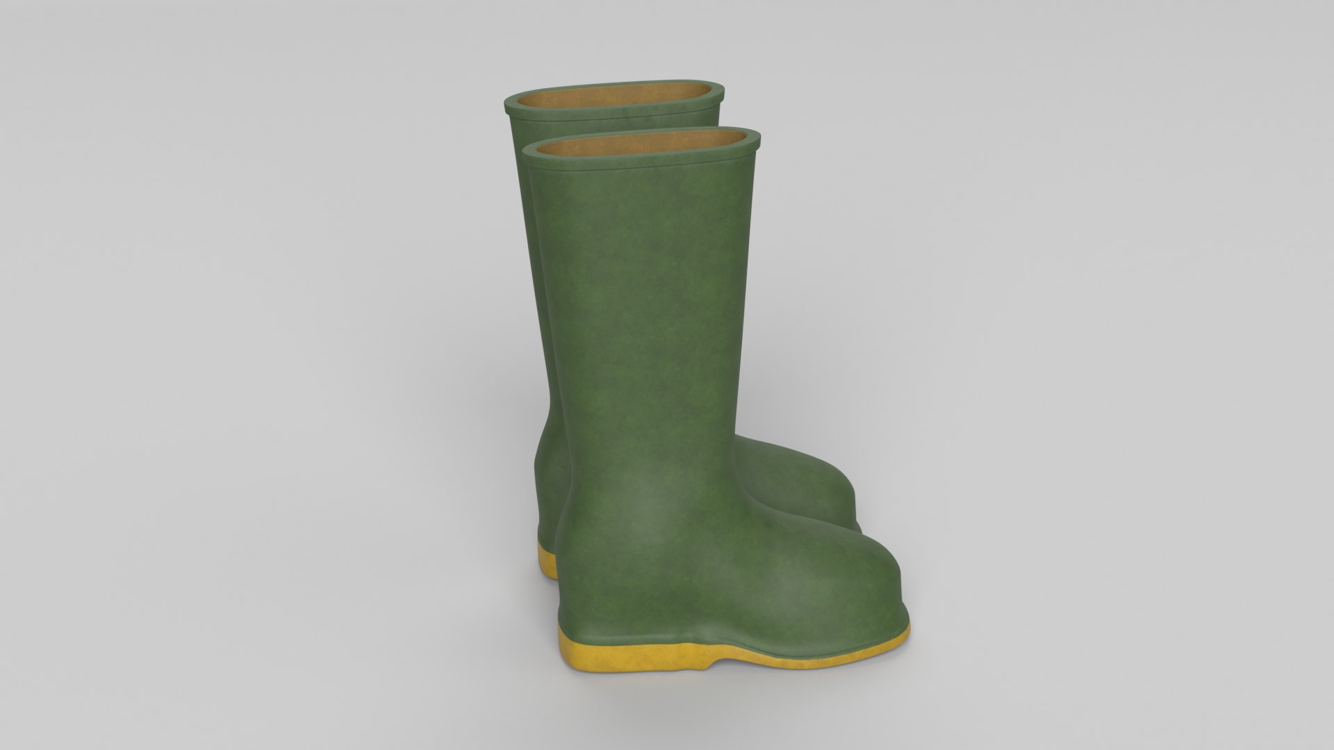 Rain Boots 3D Model - TurboSquid 1962689