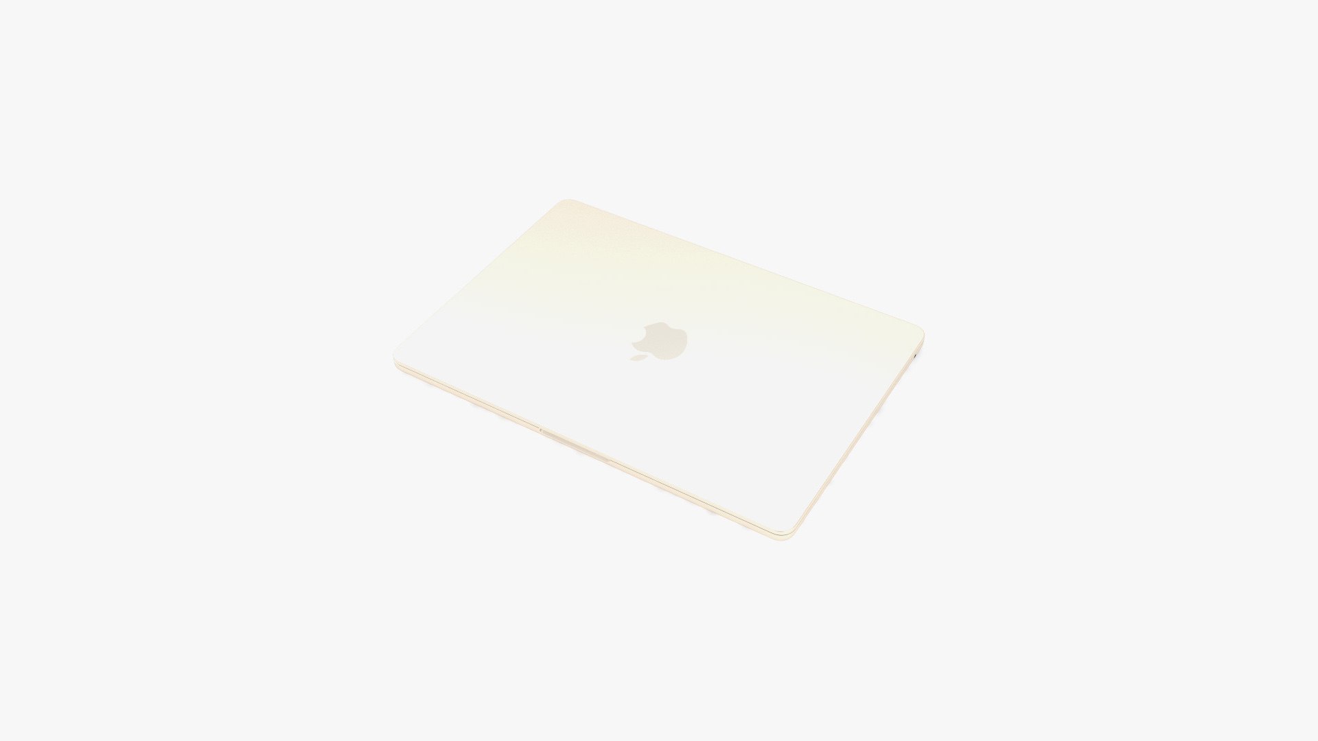 Apple MacBook Air M2 2022 Starlight Model - TurboSquid 2064944