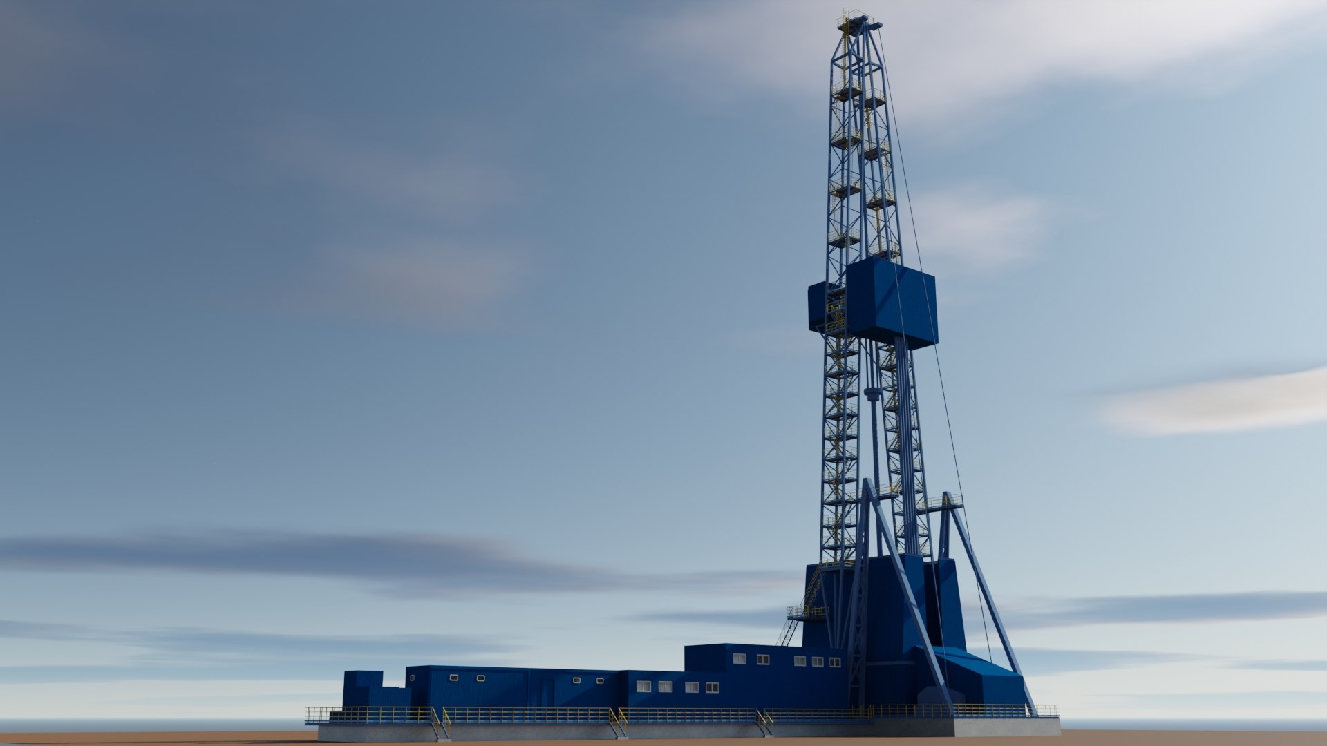 Oil Tower 3D - TurboSquid 1897321