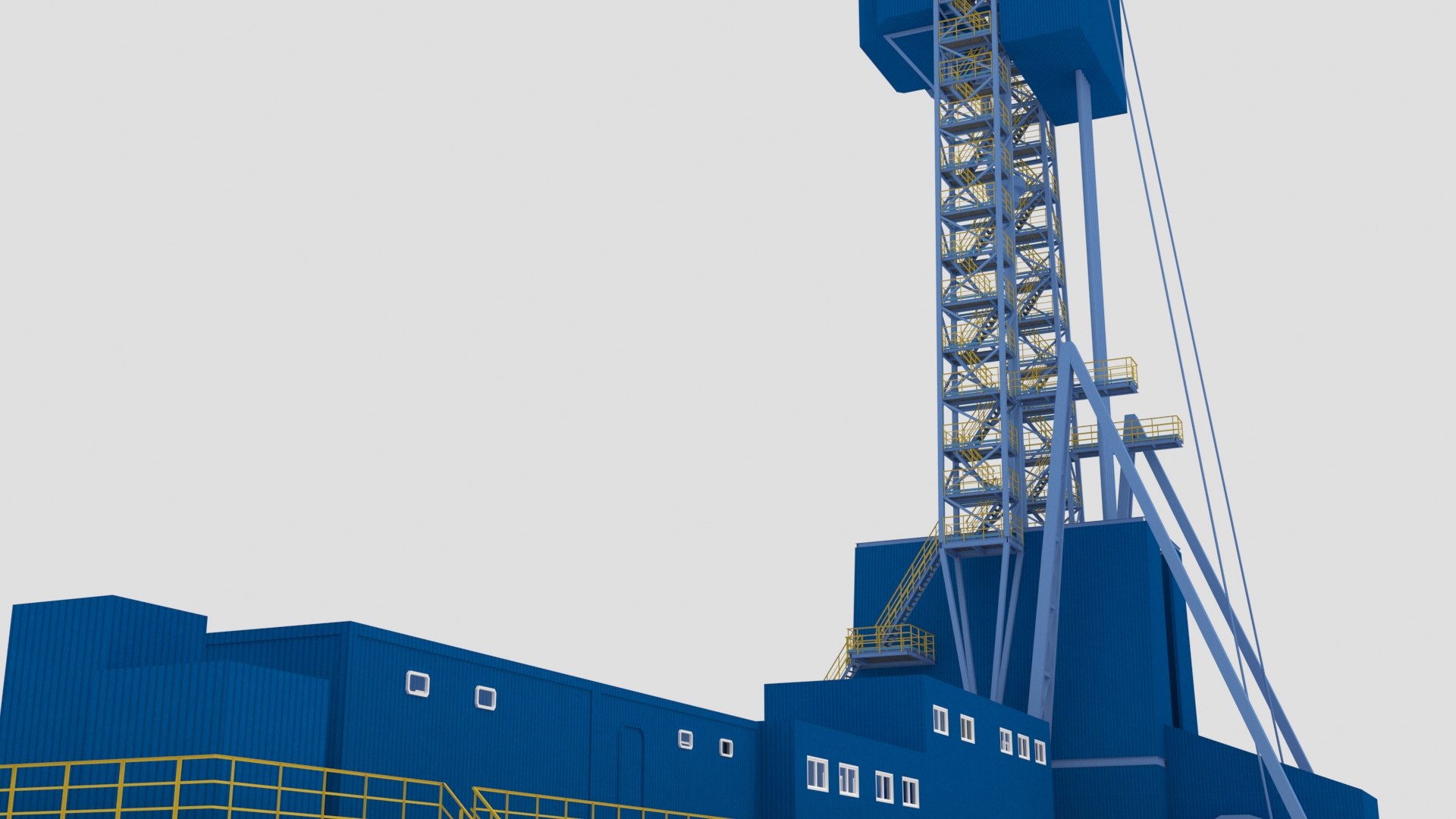 Oil Tower 3D - TurboSquid 1897321