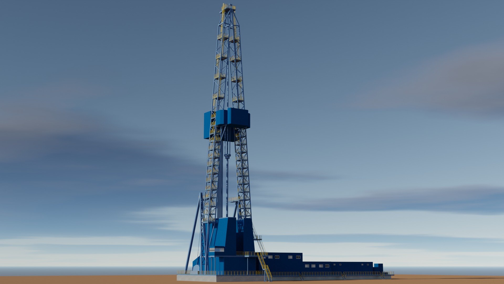 Oil Tower 3D - TurboSquid 1897321