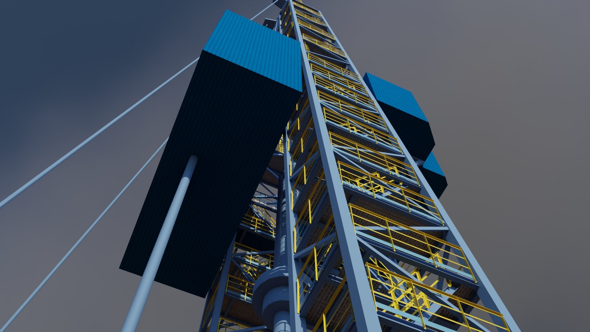 Oil Tower 3D - TurboSquid 1897321
