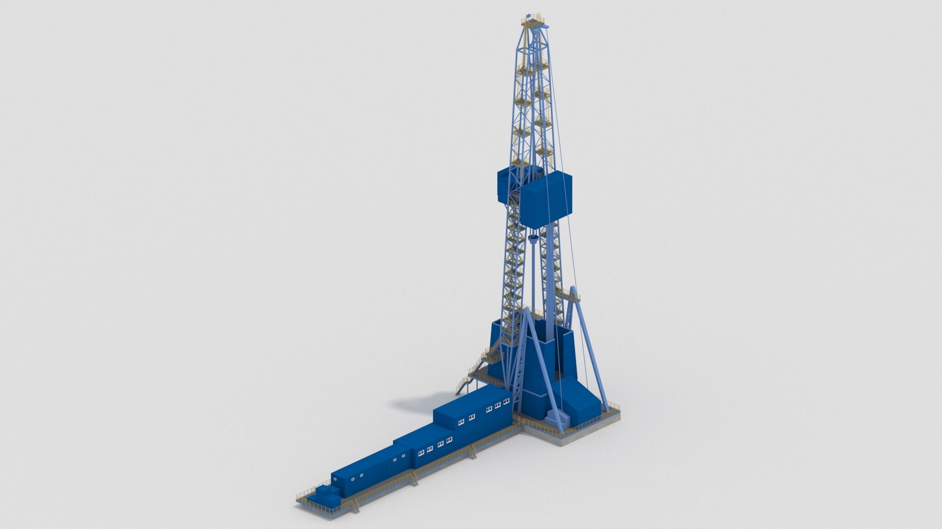 Oil Tower 3D - TurboSquid 1897321