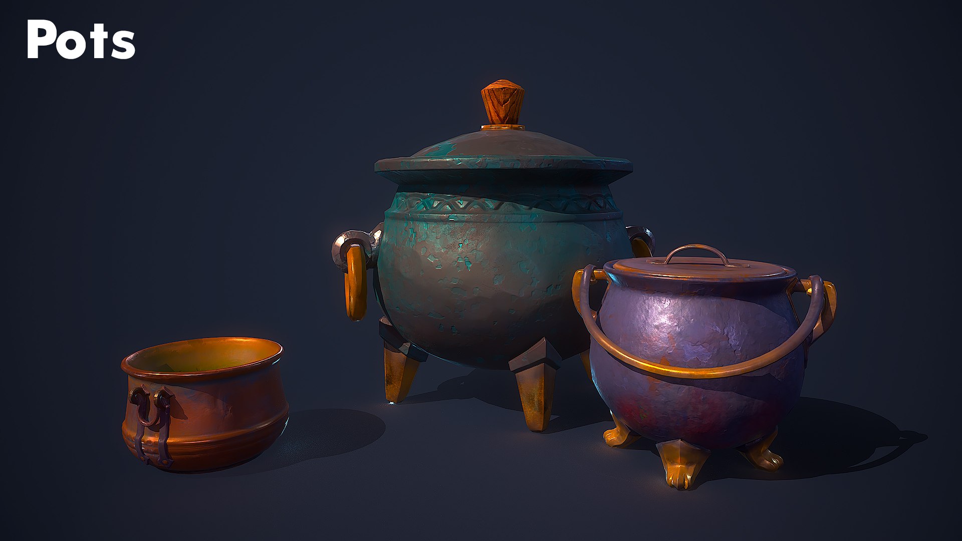 Potion Props Pack 3D Model - TurboSquid 1903916
