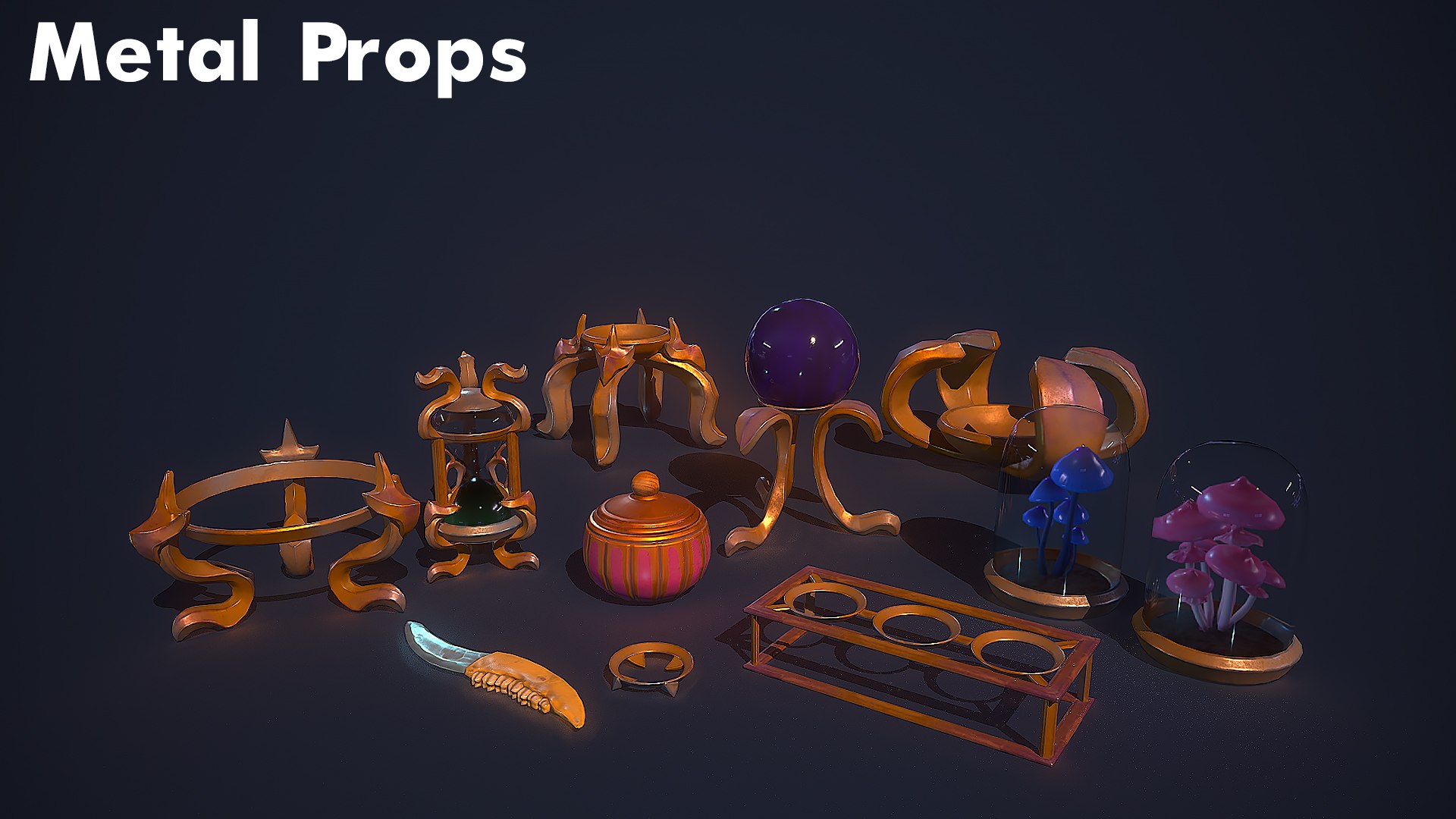 Potion Props Pack 3D Model - TurboSquid 1903916