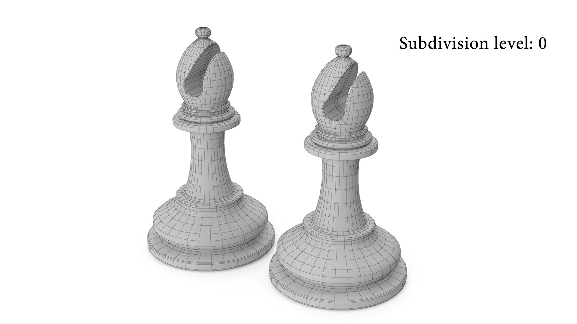 Chessmen Bishop 3D Model - TurboSquid 1609876