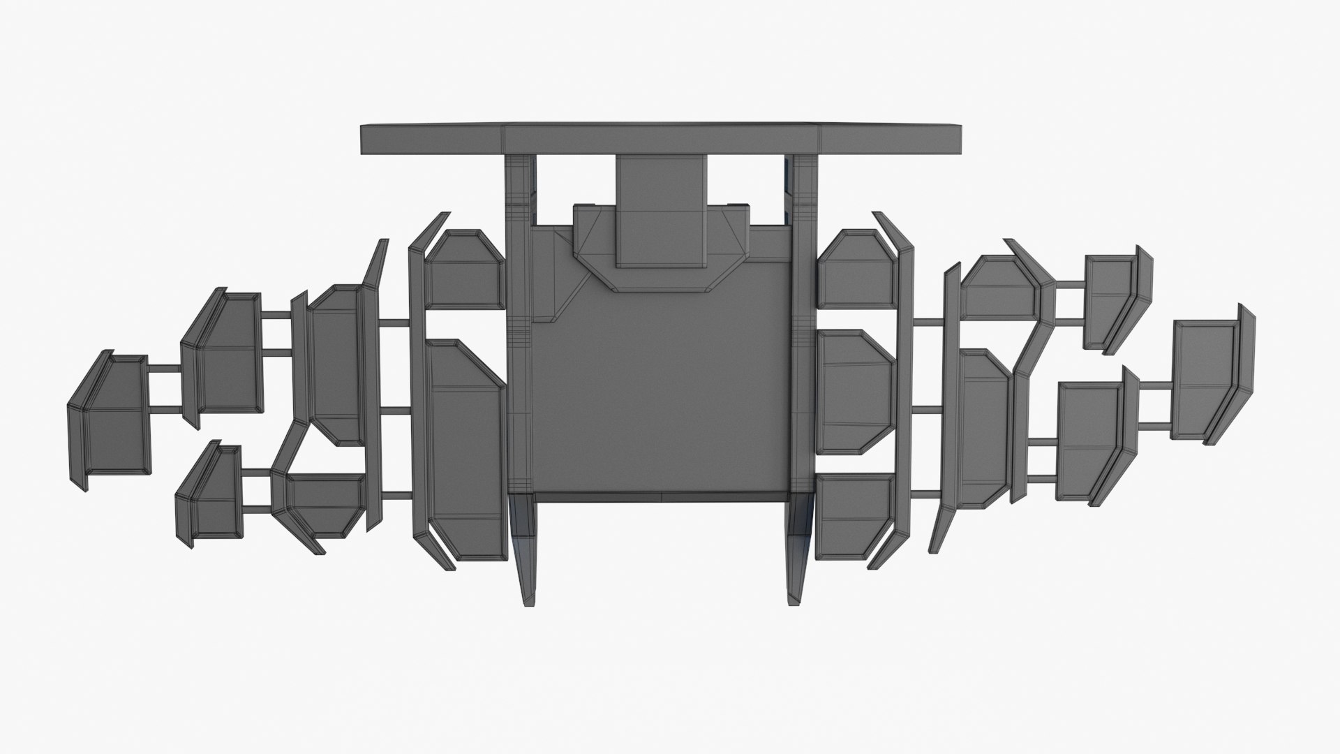 Sci Fi Control Panel Monitor 3D Model - TurboSquid 2028322