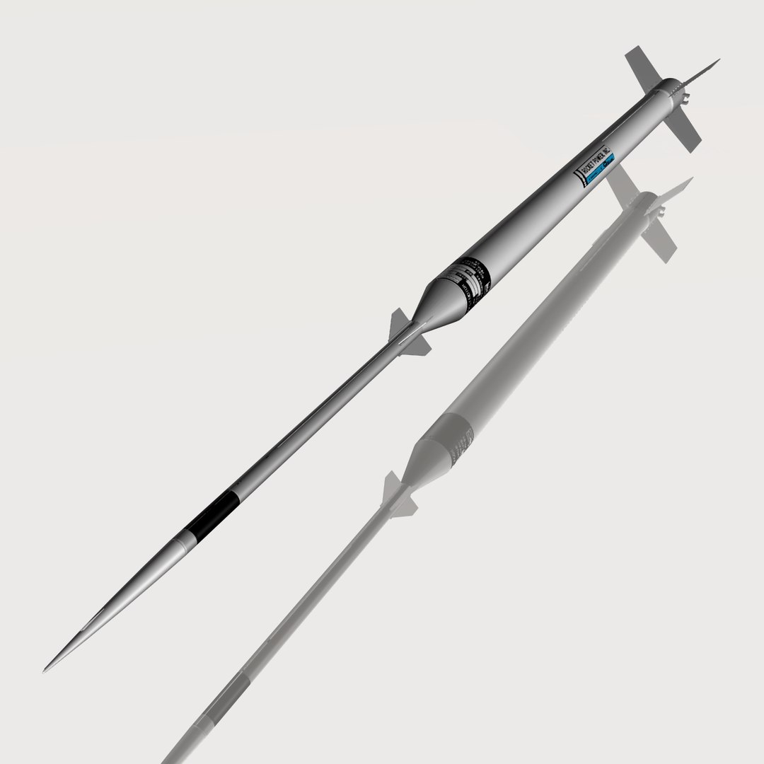 Sounding Rocket Hopi Dart 3d Model