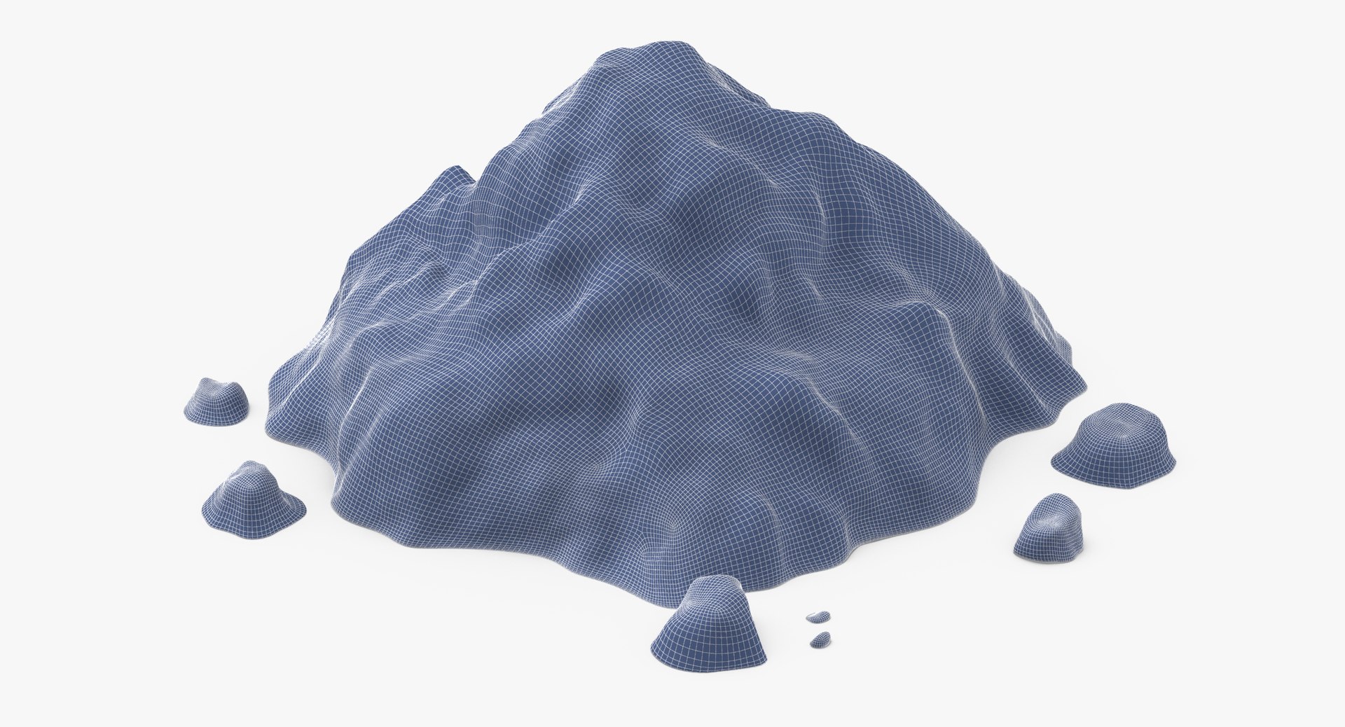 Drug piles crystal meth 3D model - TurboSquid 1199965