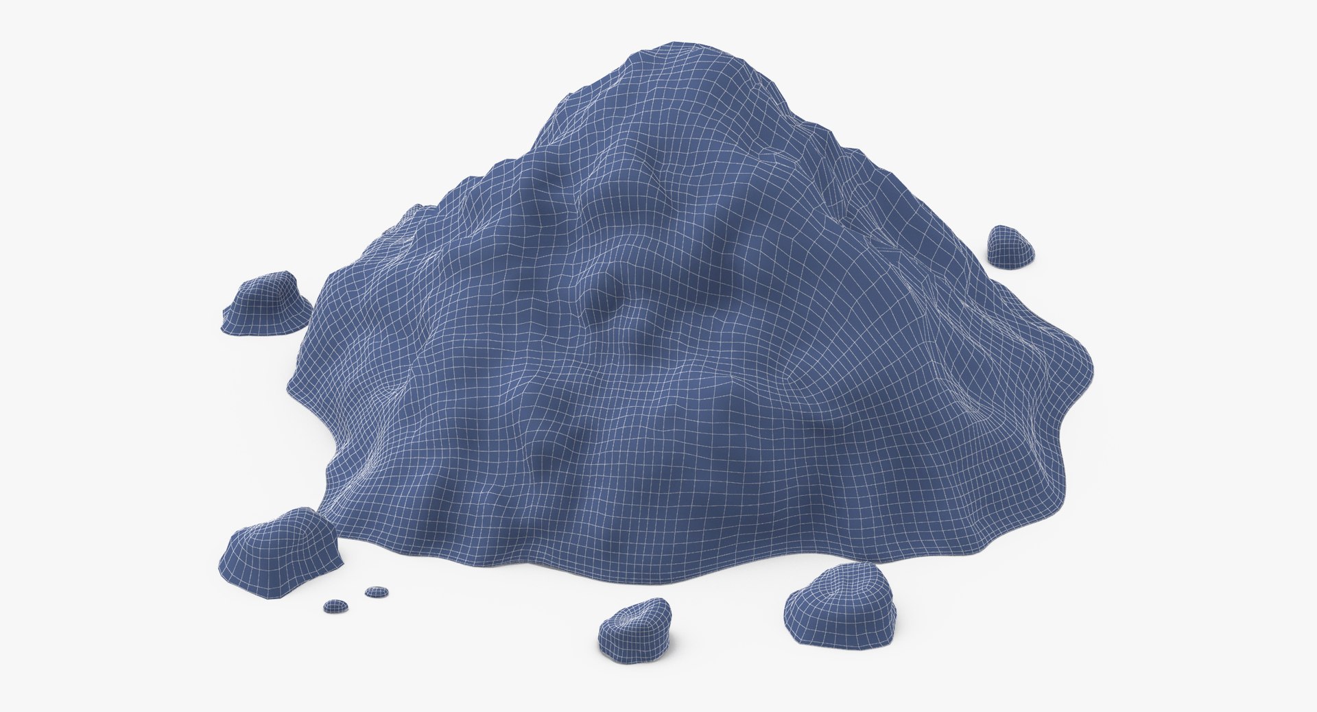 Drug piles crystal meth 3D model - TurboSquid 1199965