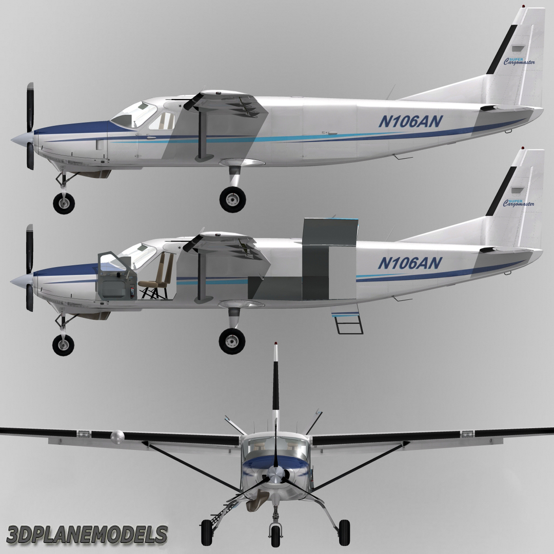cessna 208 cargo super dxf