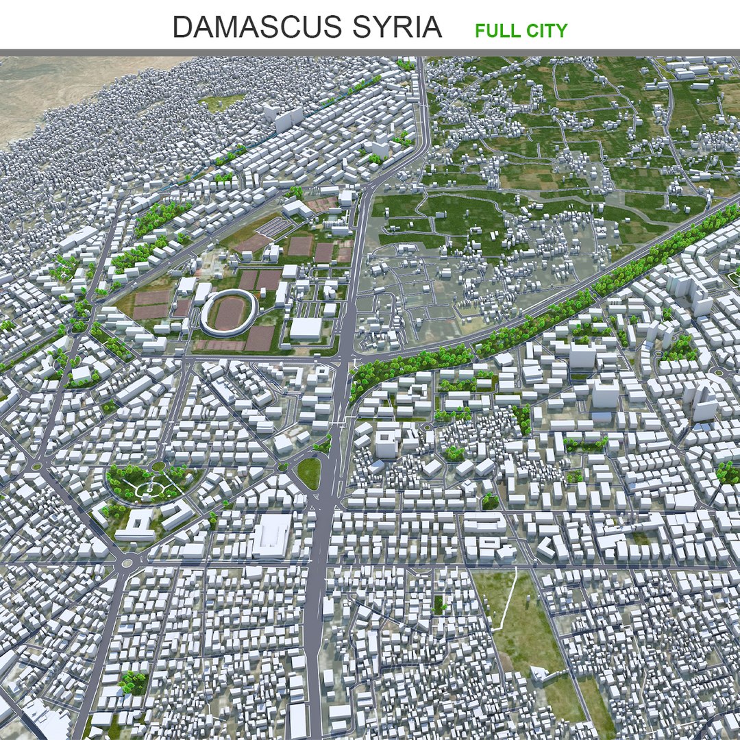 Damascus City Syria Model - TurboSquid 2085961