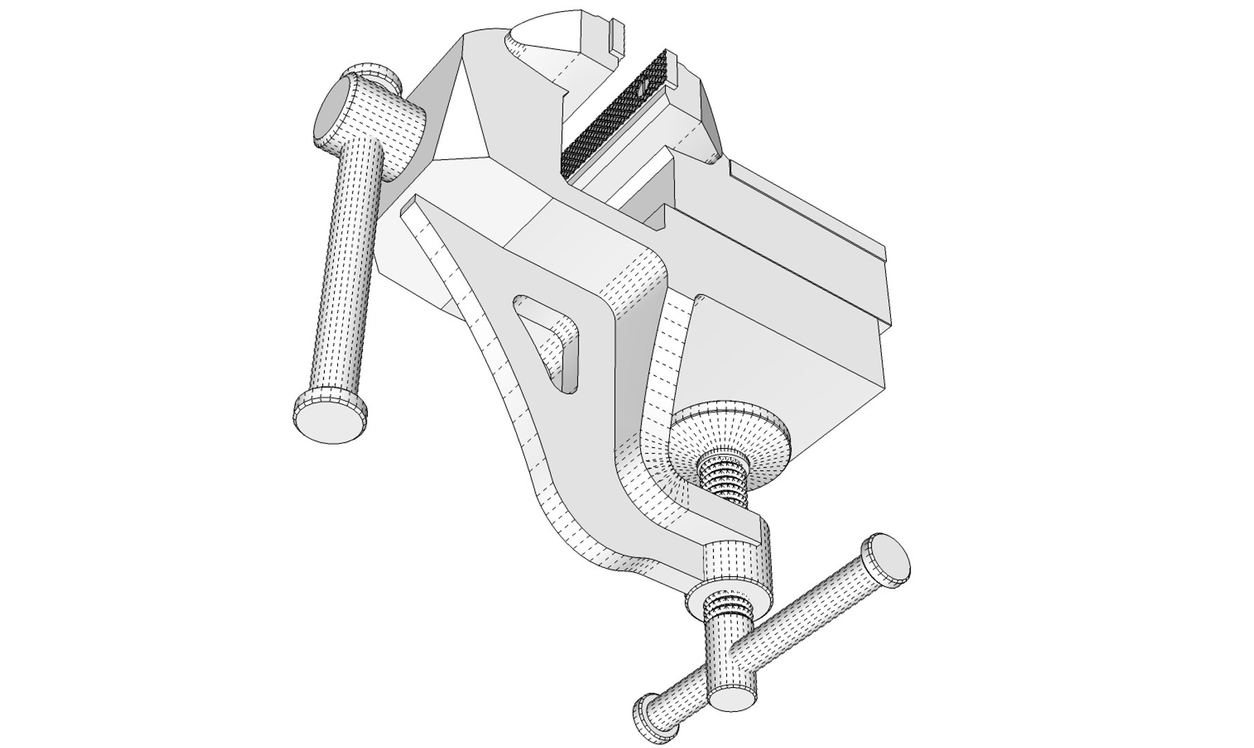 Vise Bench 3D Model - TurboSquid 1396073