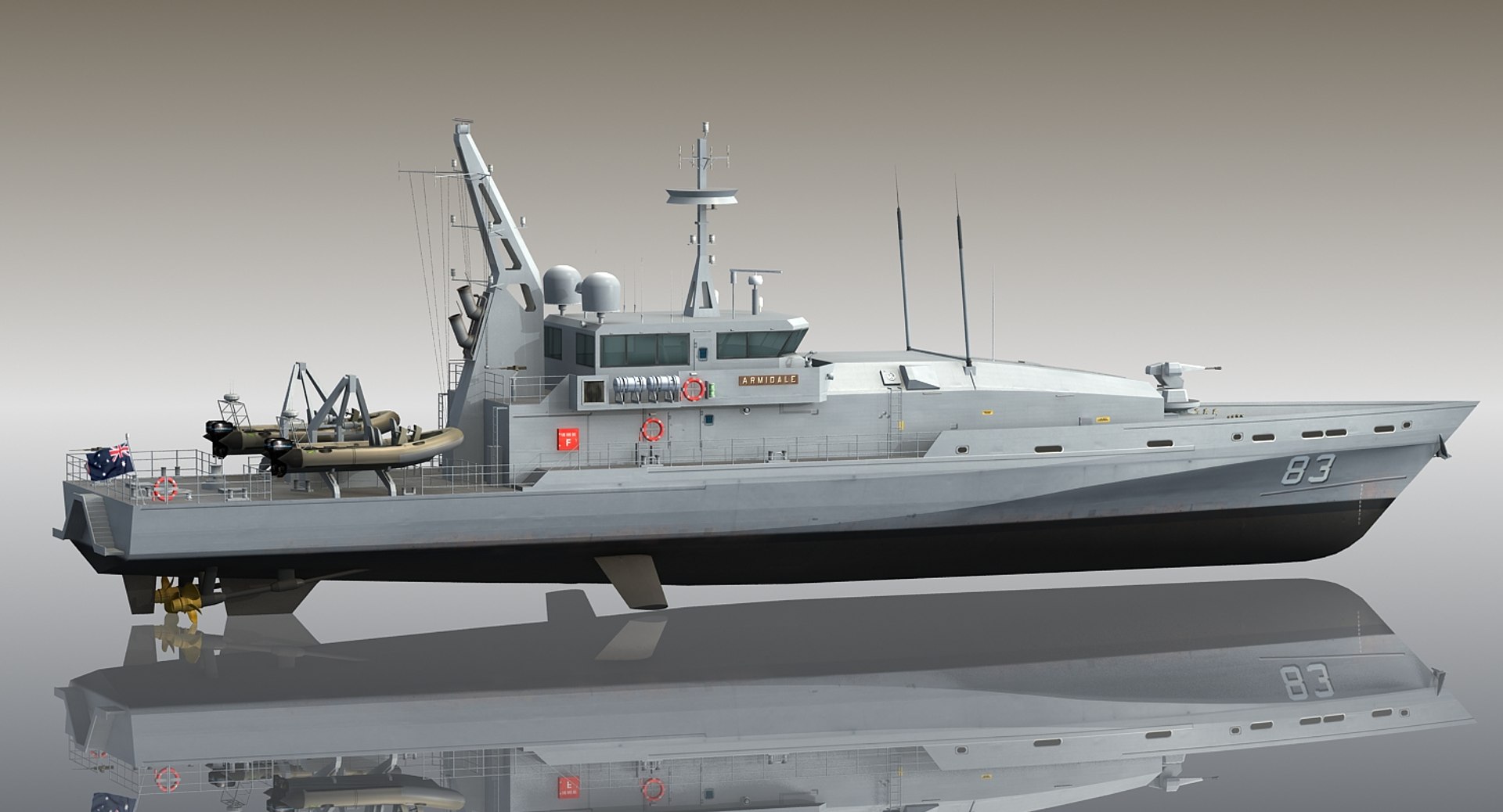 Hmas armidale acpb 83 3D - TurboSquid 1244396