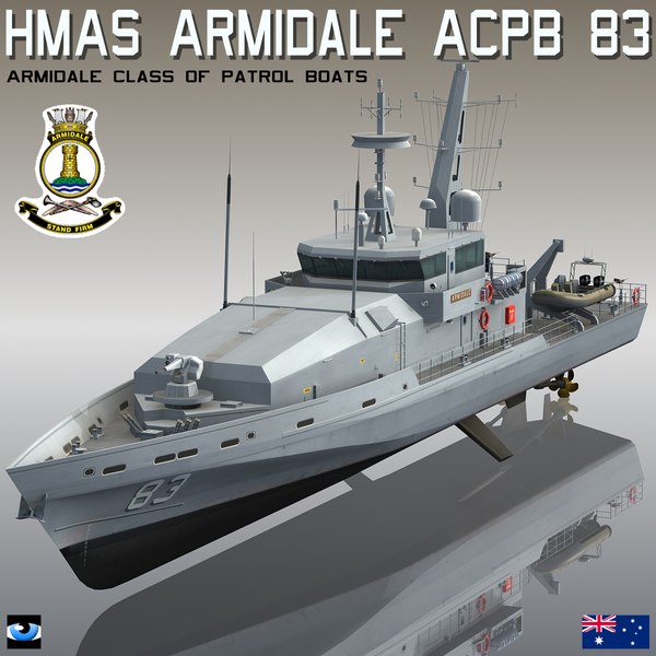 3D model hmas broome acpb 90 - TurboSquid 1254481