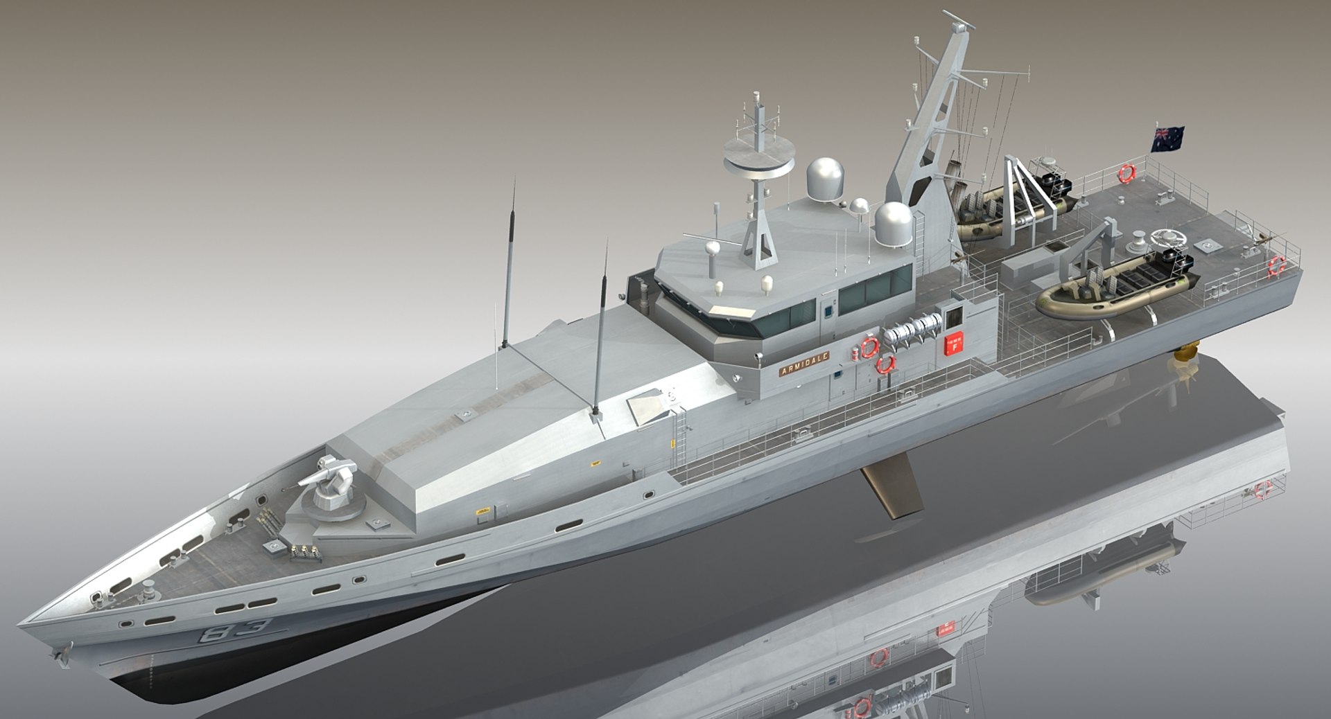Hmas armidale acpb 83 3D - TurboSquid 1244396