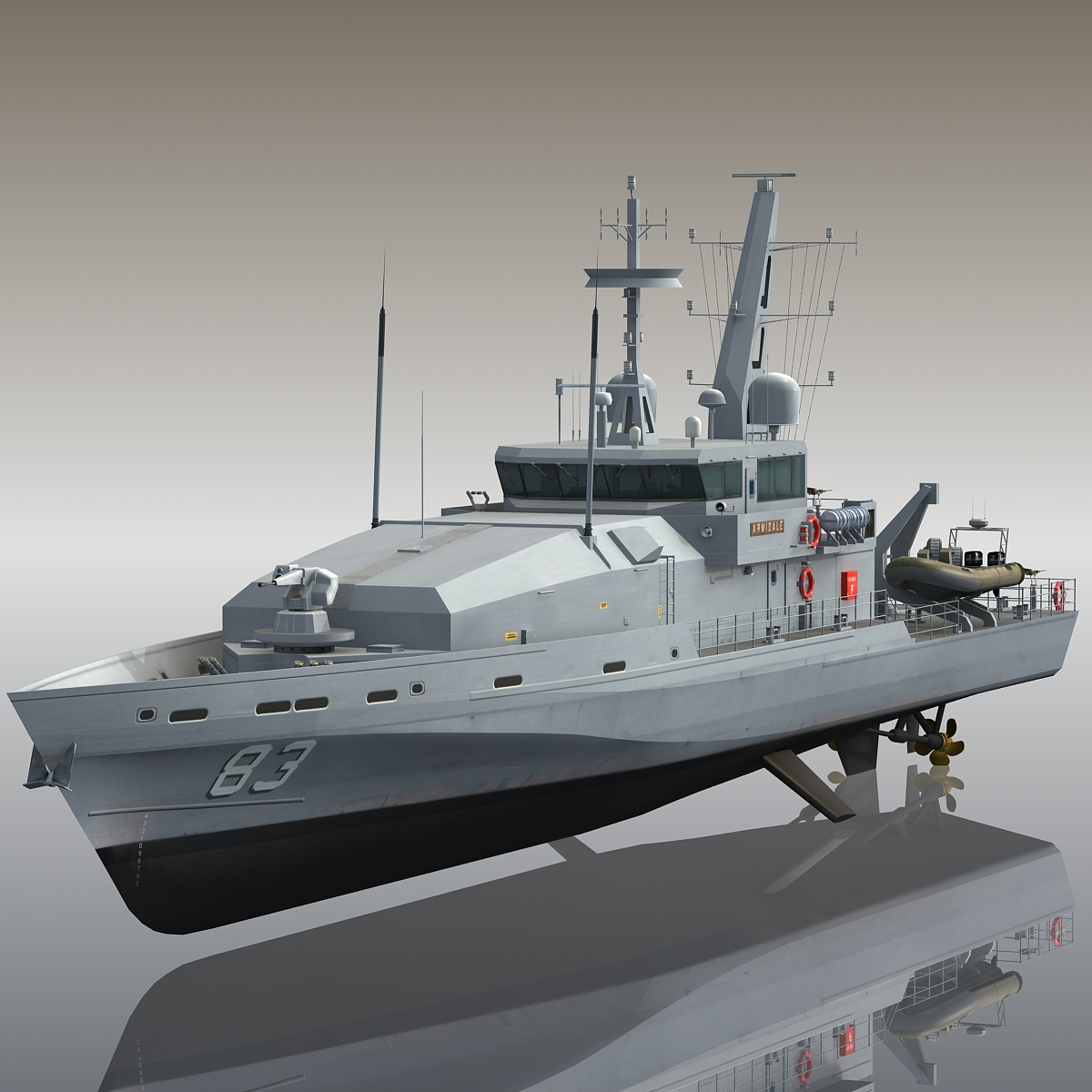 Hmas armidale acpb 83 3D - TurboSquid 1244396