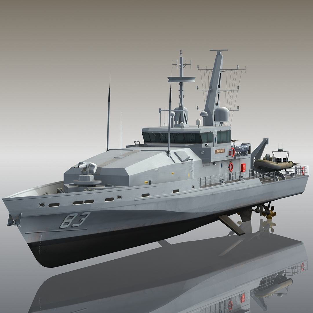 Hmas armidale acpb 83 3D - TurboSquid 1244396