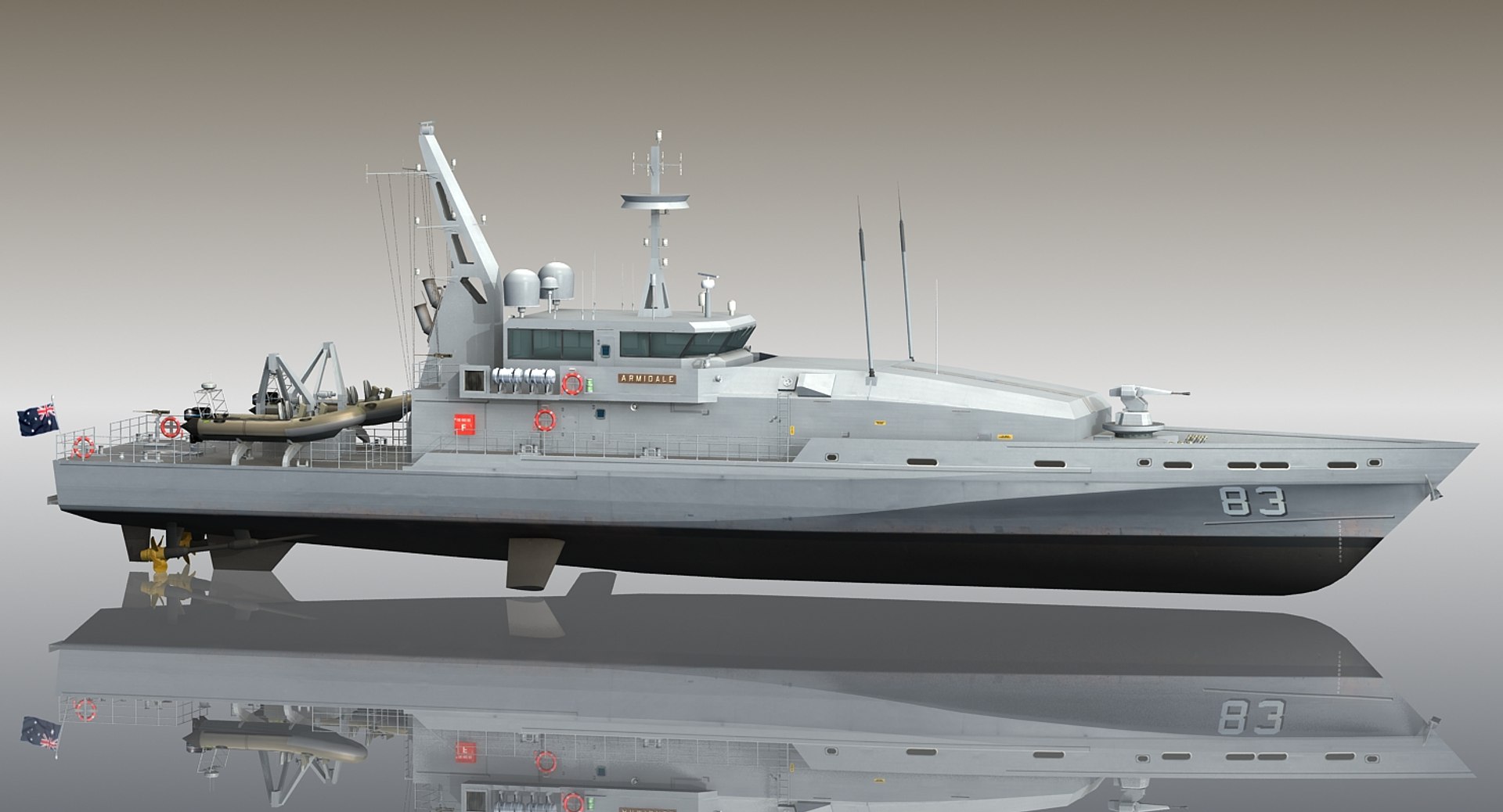 Hmas armidale acpb 83 3D - TurboSquid 1244396