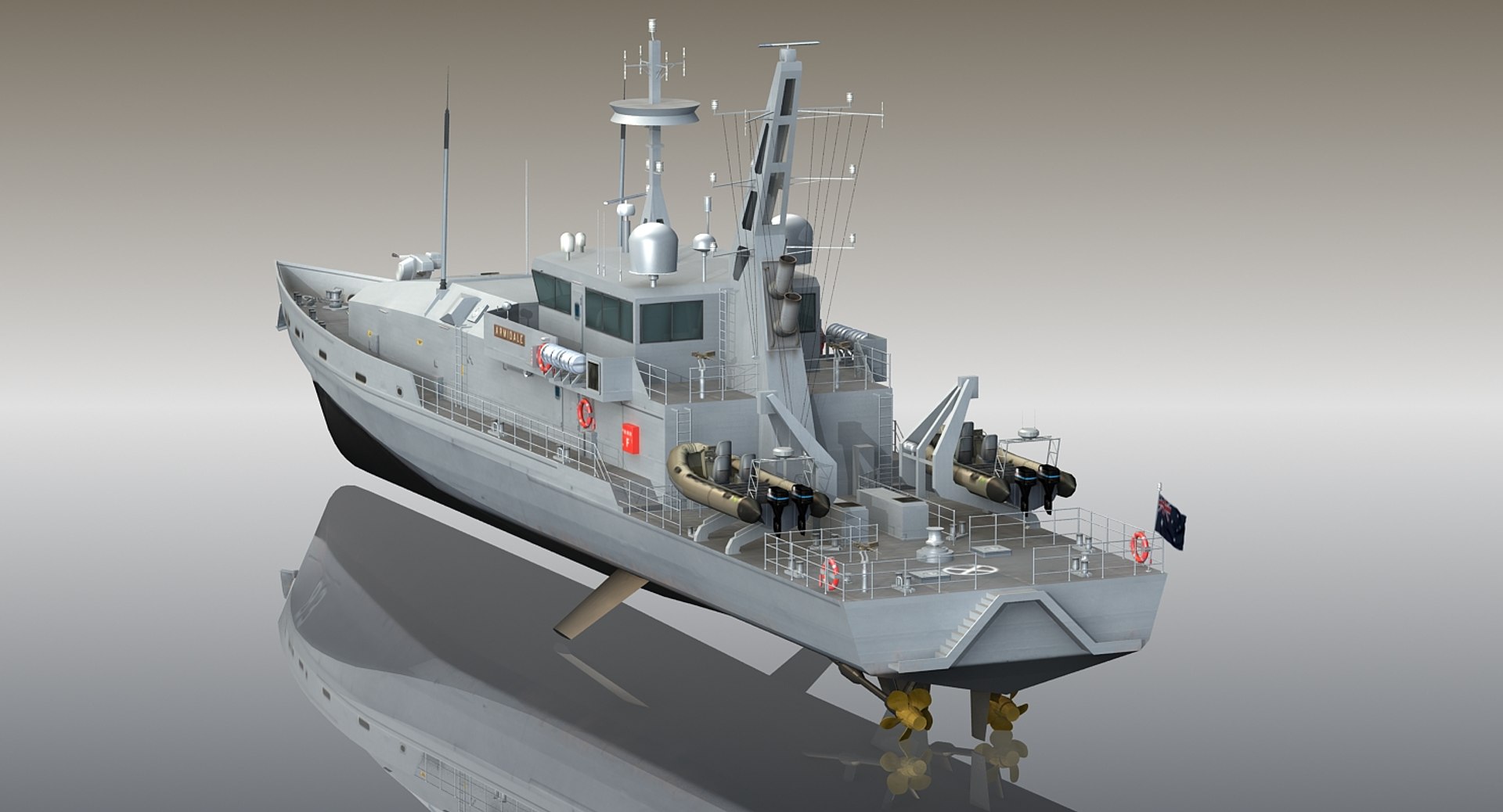 Hmas armidale acpb 83 3D - TurboSquid 1244396