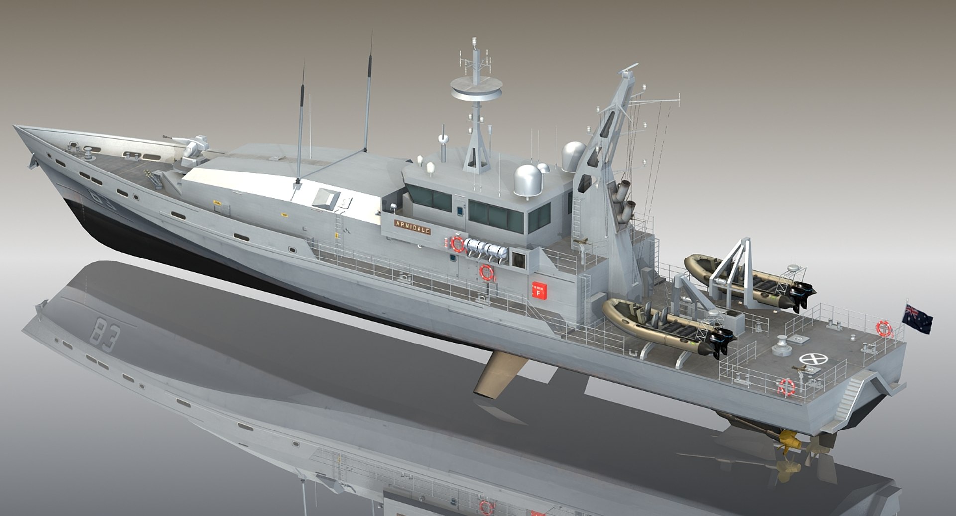 Hmas armidale acpb 83 3D - TurboSquid 1244396