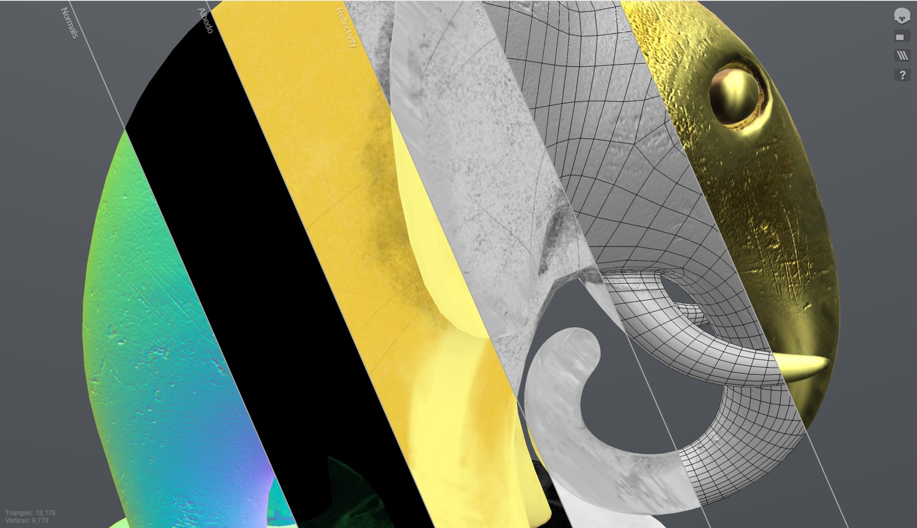 3D Model Elephant Modern Statue Decoration - TurboSquid 1557898