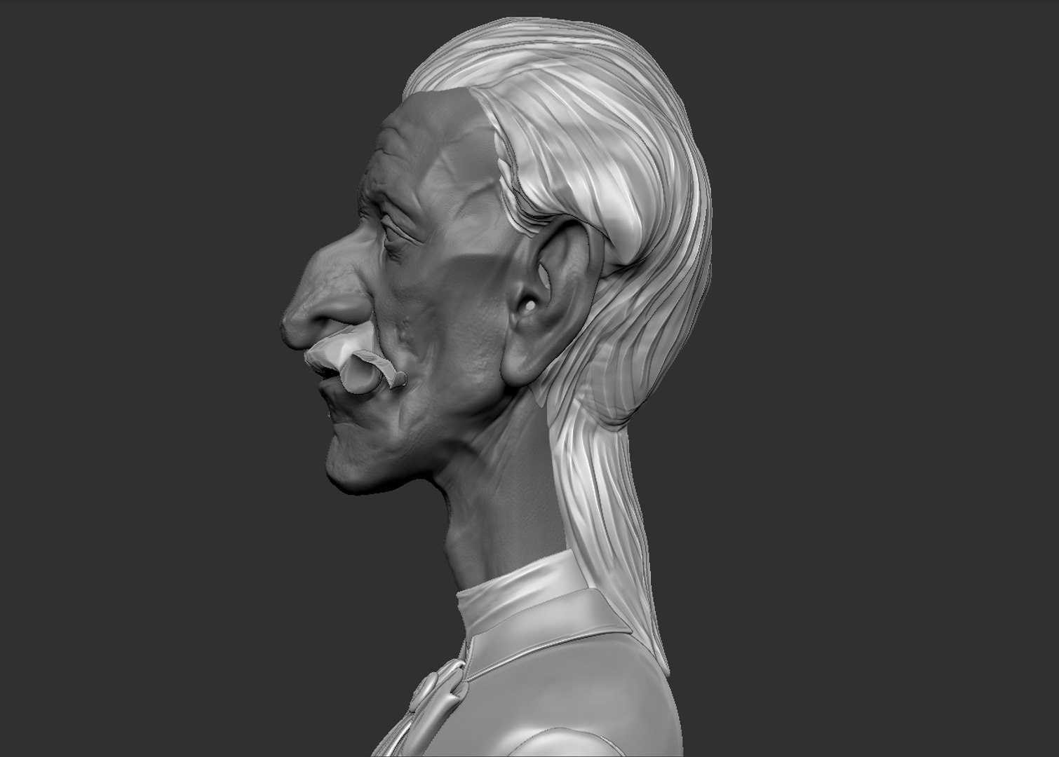 Aristocrat Lord Head 3d Model