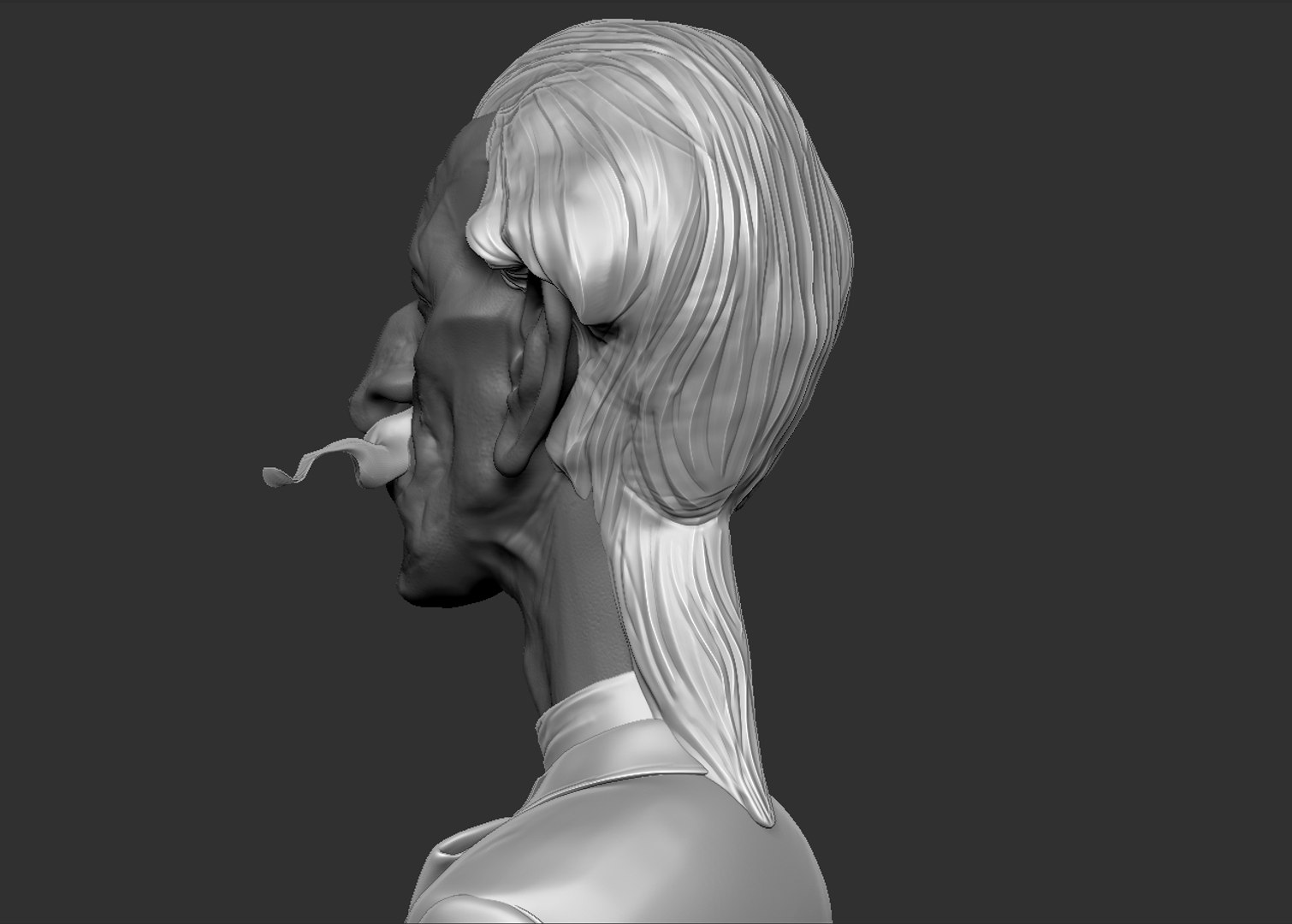 Aristocrat Lord Head 3d Model