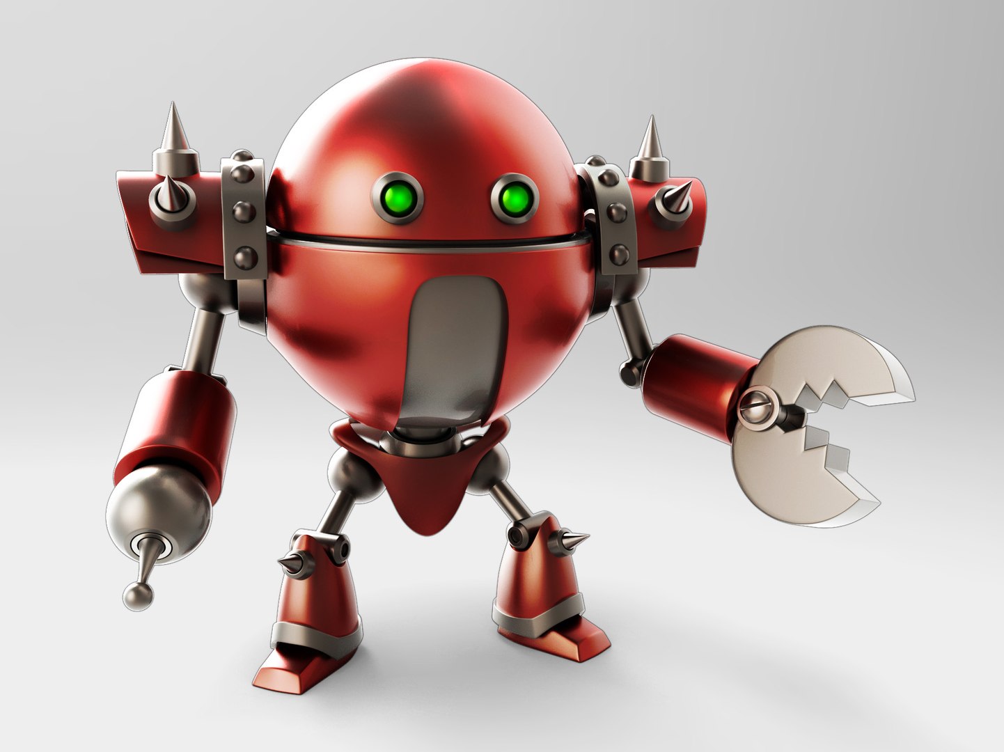 Flame Mech 3D - TurboSquid 1481166