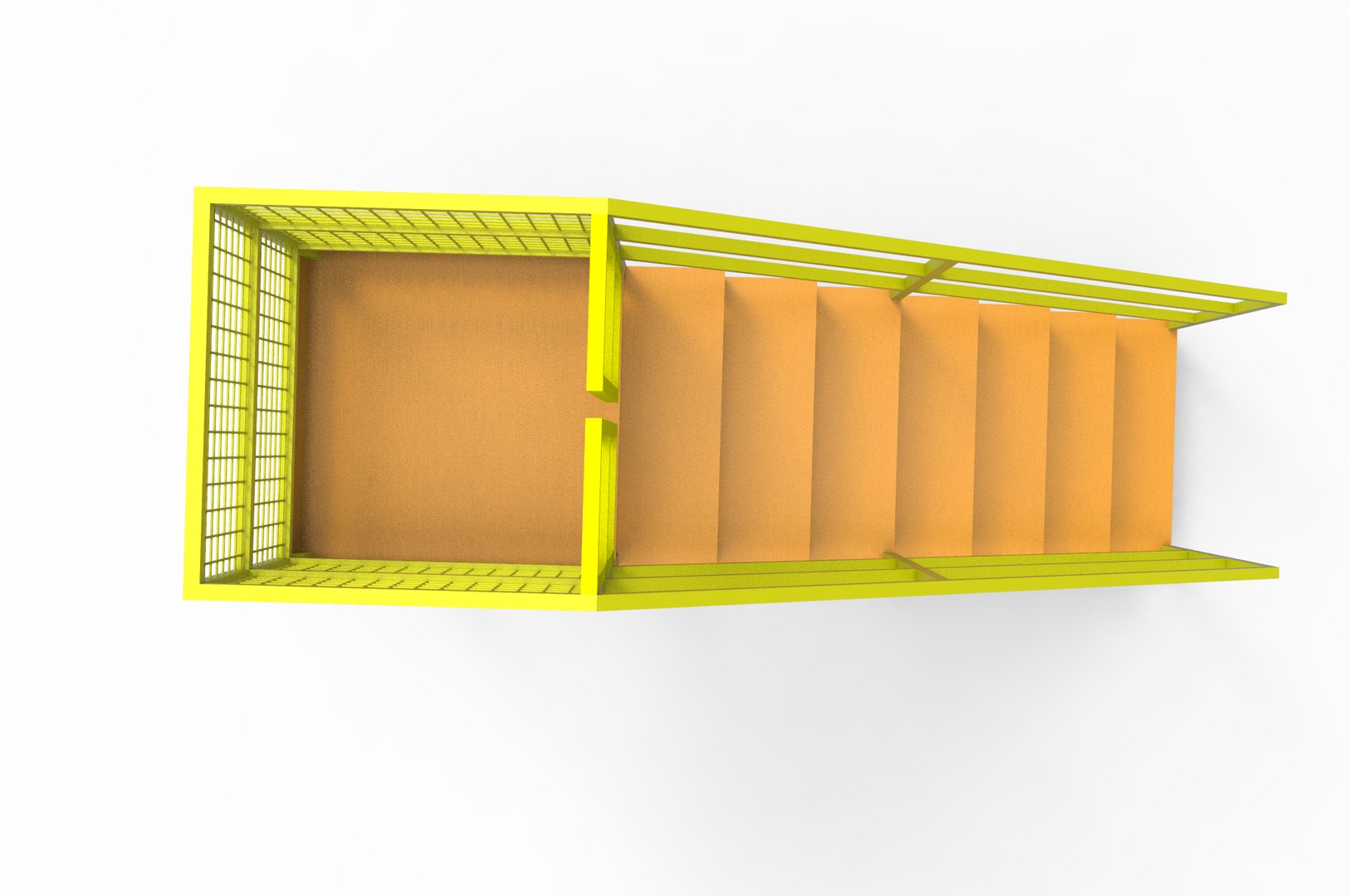 Mobile Stairs Standard HSE 3D Model - TurboSquid 2135756