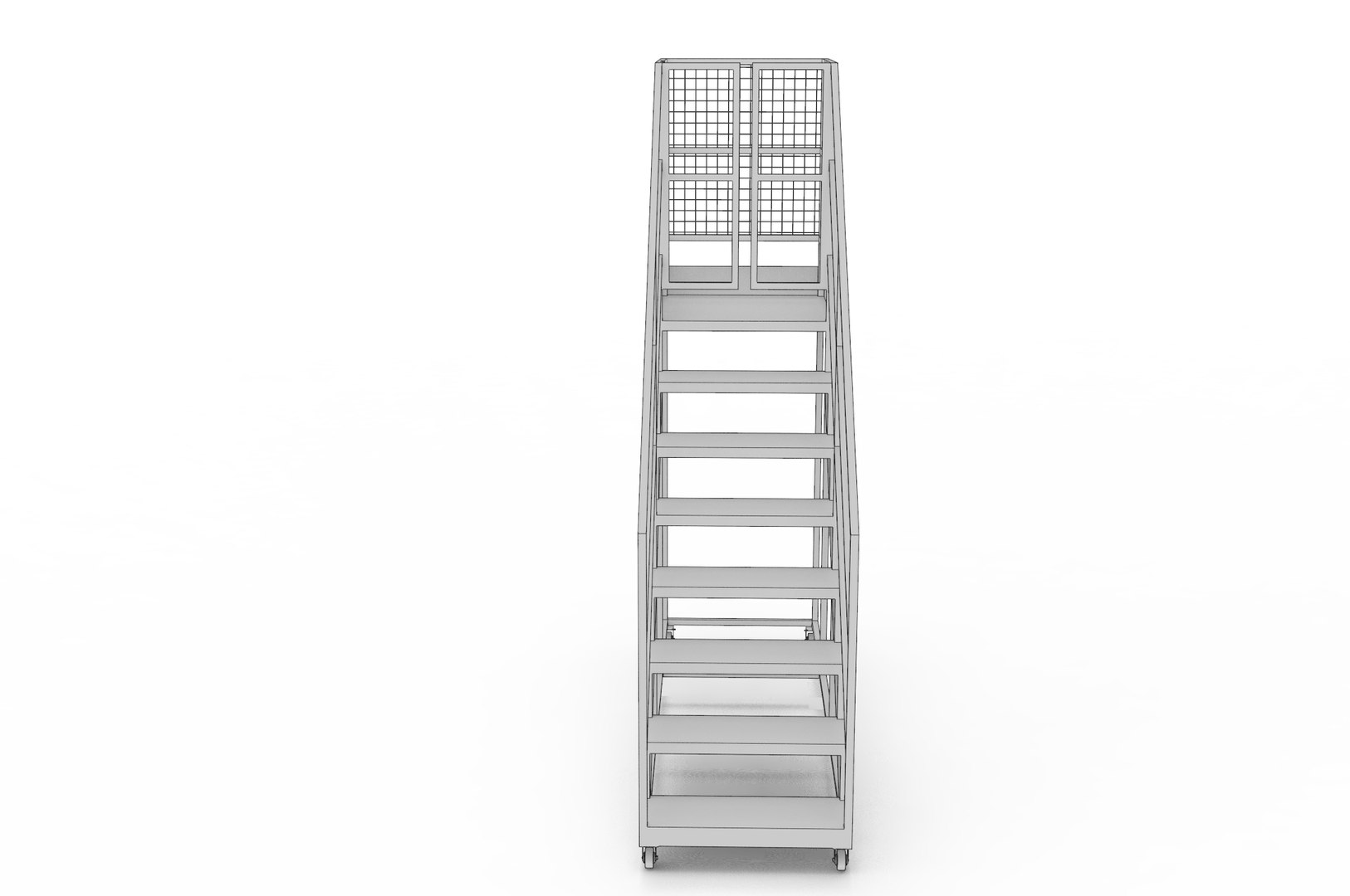 Mobile Stairs Standard HSE 3D Model - TurboSquid 2135756