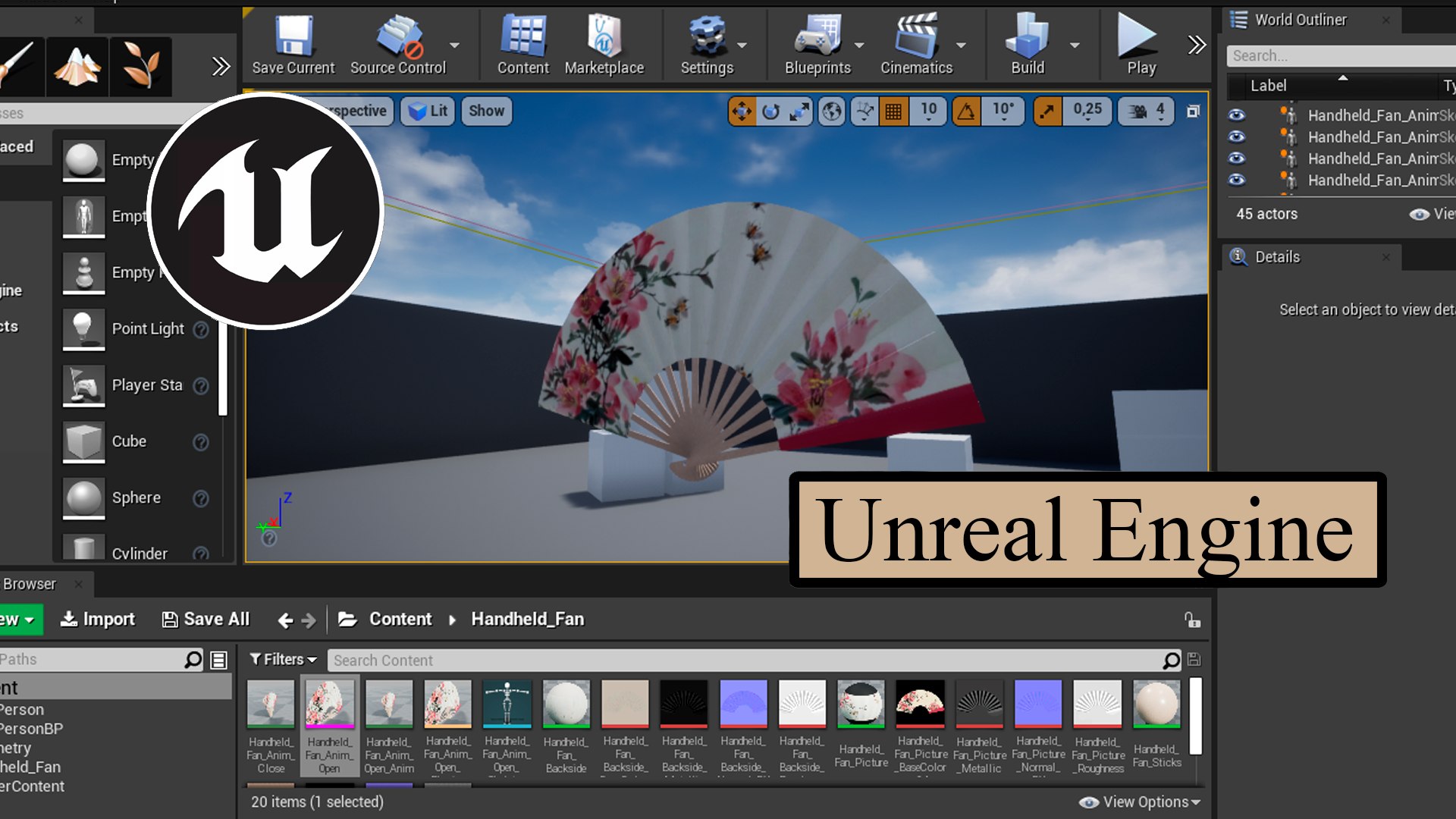 Handheld Foldable Fan Animated Model - TurboSquid 1740127