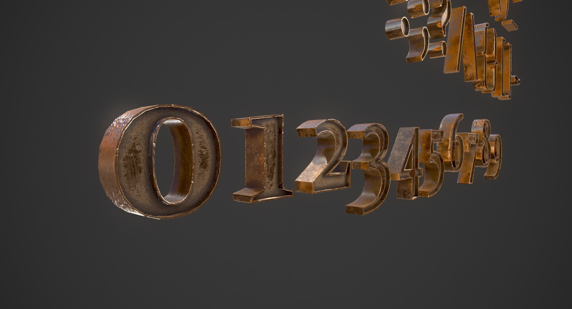 3D English Letters - TurboSquid 1501703