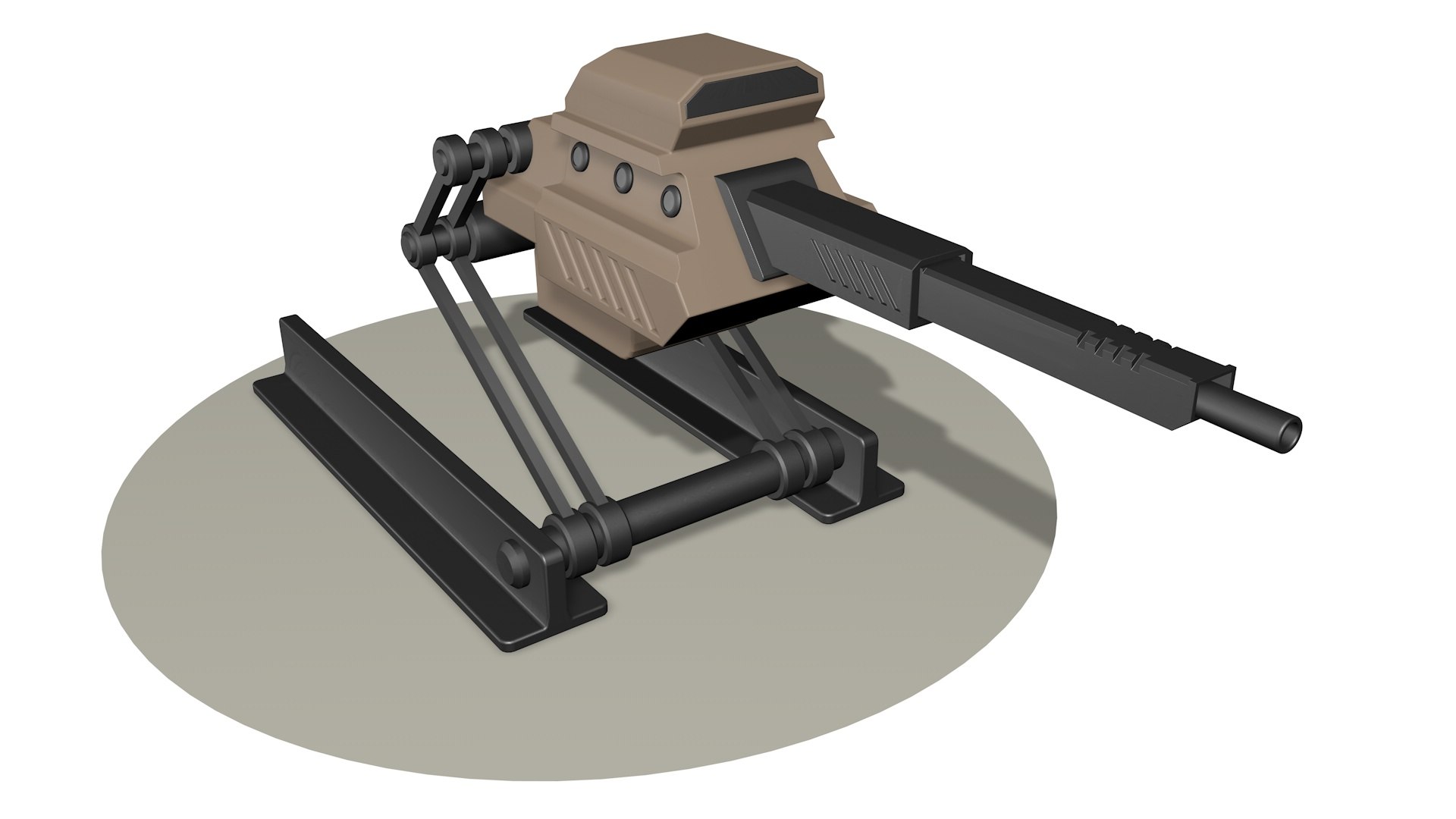 3D Heavy Gun R2 Model - TurboSquid 1729272