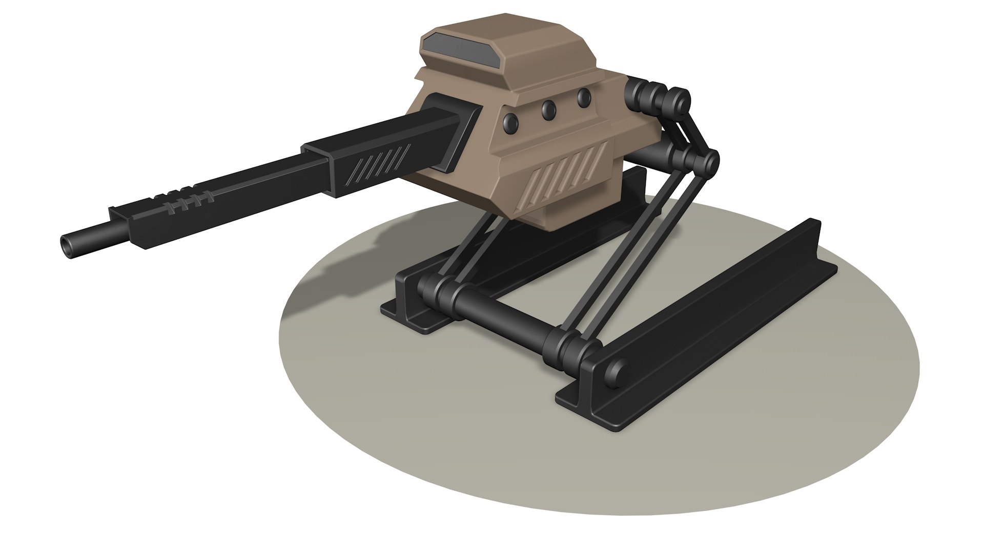 3D Heavy Gun R2 Model - TurboSquid 1729272