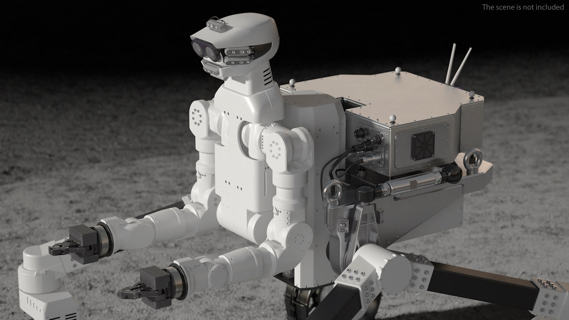 3D model Lunar Robotic Rover Rigged - TurboSquid 1933659