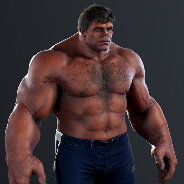 Red Hulk 3D 모델 - TurboSquid 1888841
