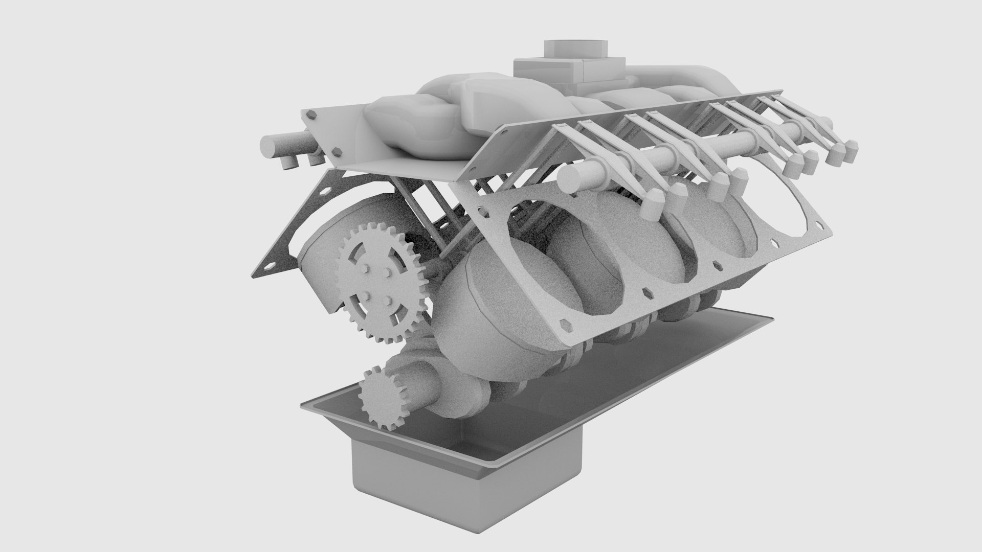 V8 Engine 3D Model - TurboSquid 1866592