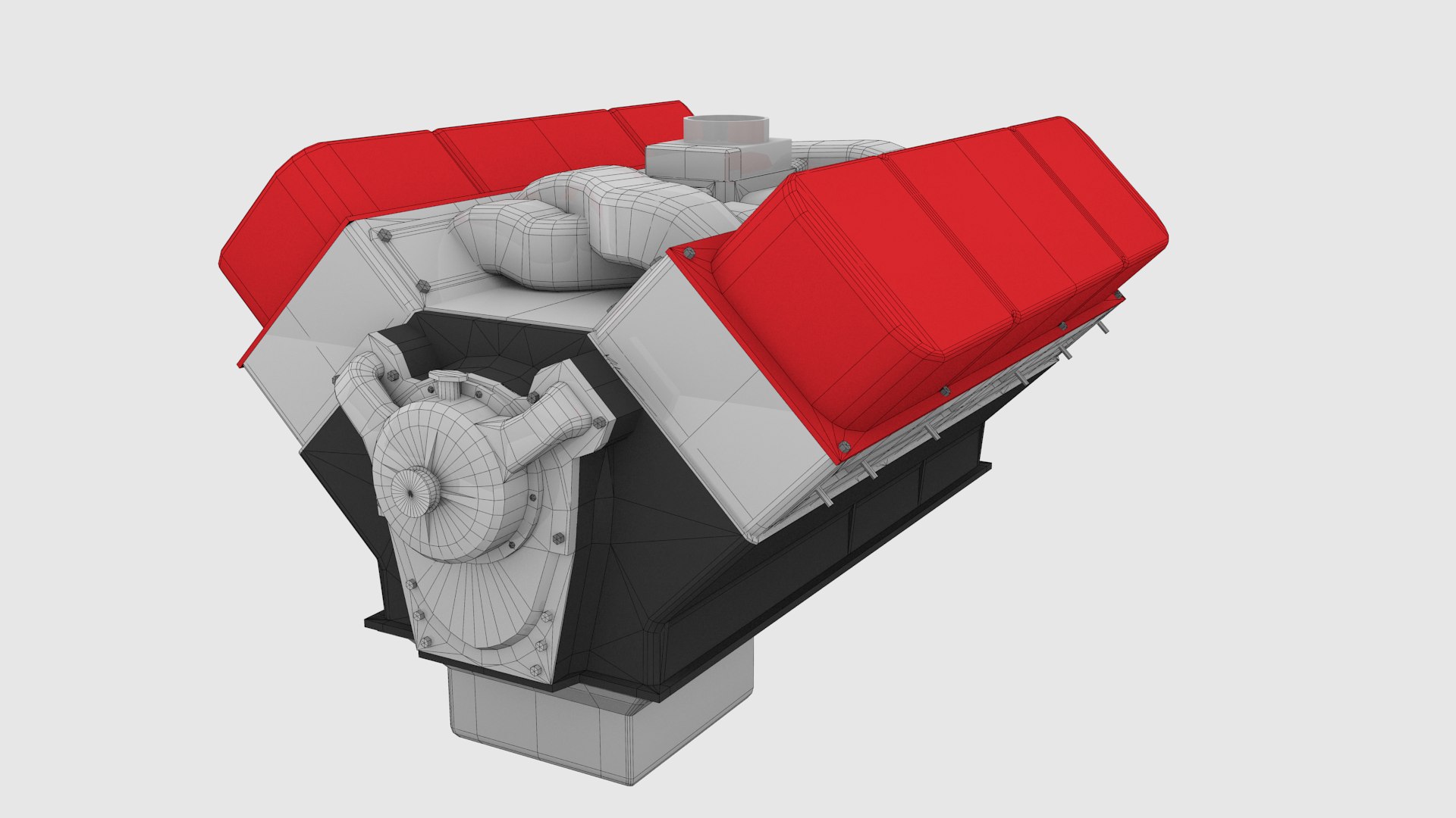 V8 Engine 3D Model - TurboSquid 1866592