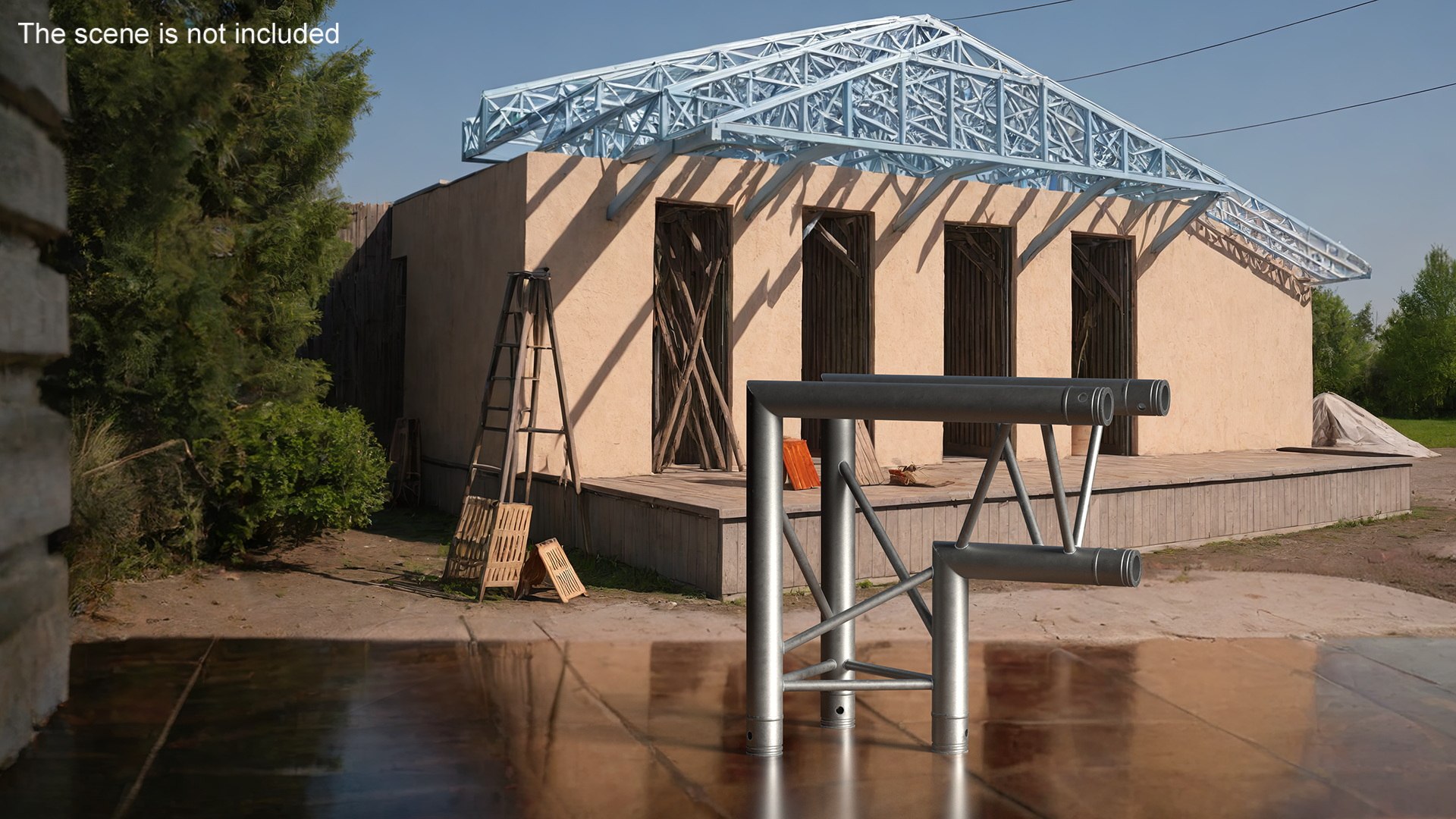 Industrial Triangular Truss Modular 3D Model - TurboSquid 2269753