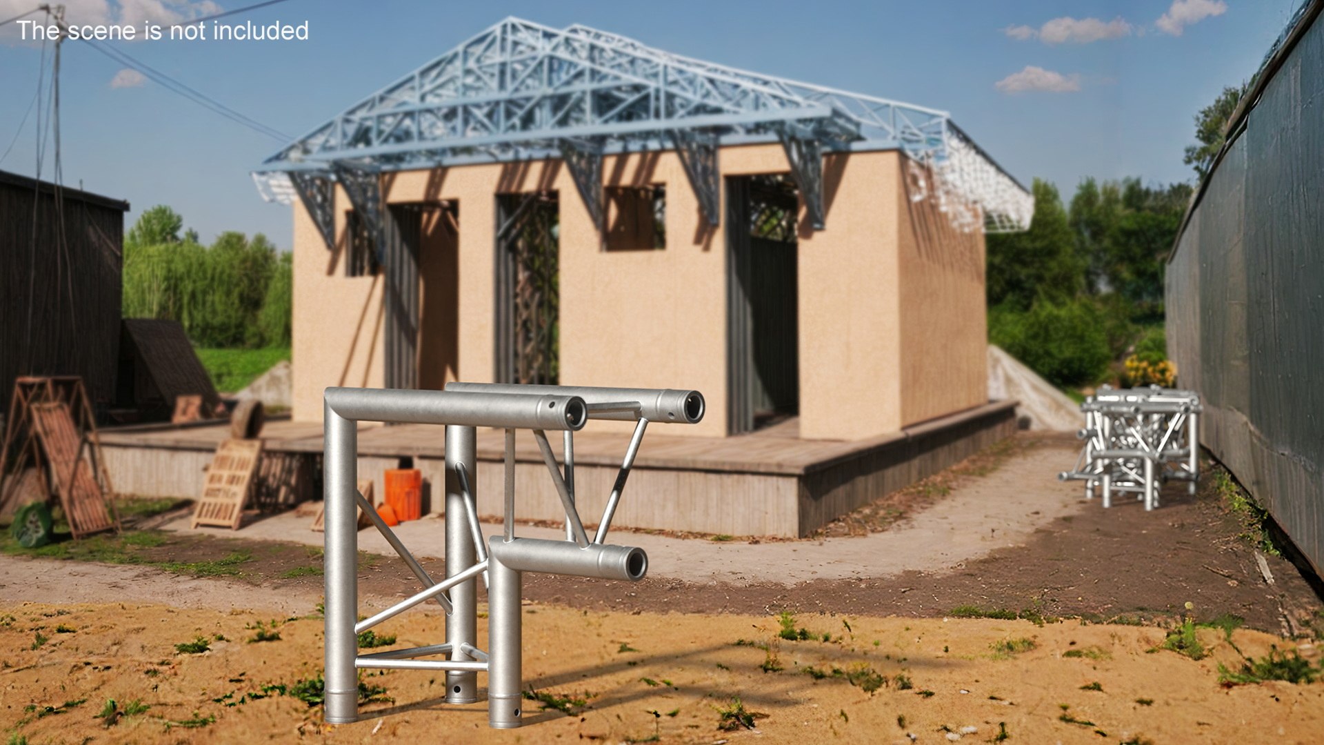 Industrial Triangular Truss Modular 3D Model - TurboSquid 2269753