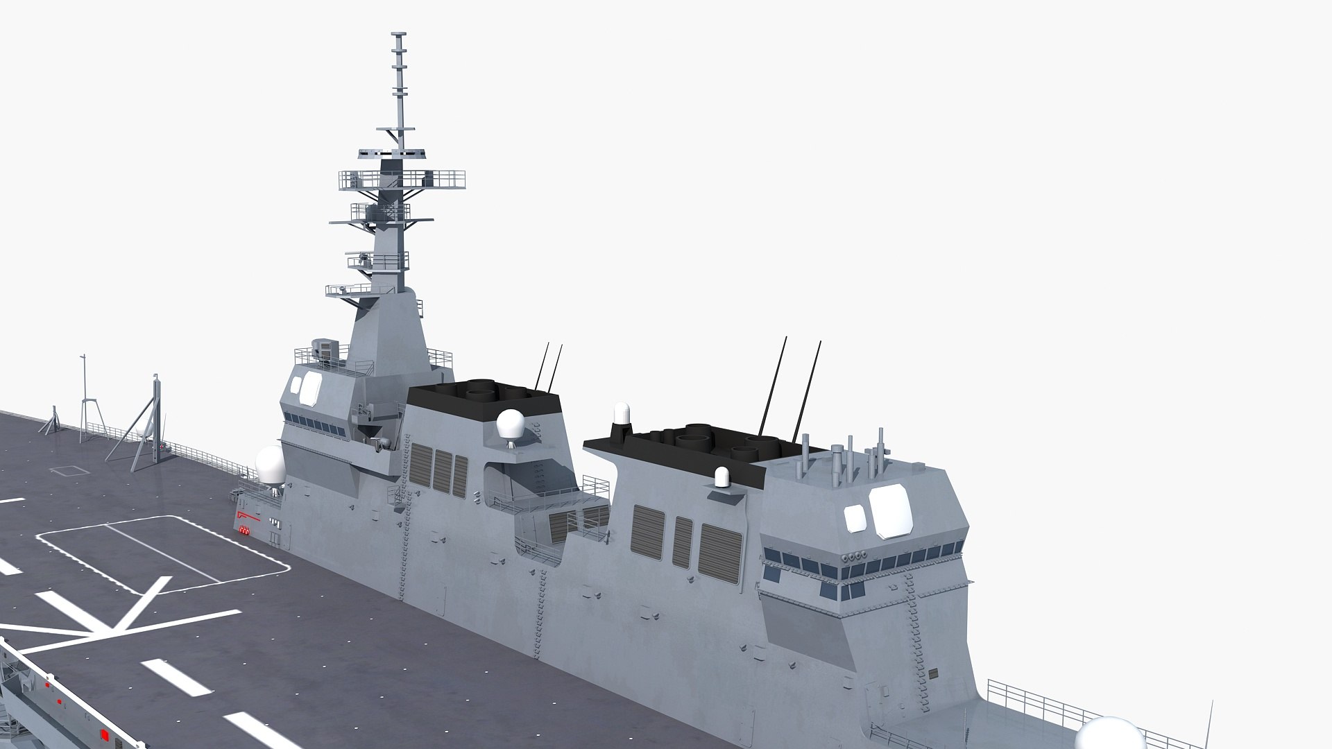Hyuga Class Helicopter Destroyer 181 Model - TurboSquid 2171431