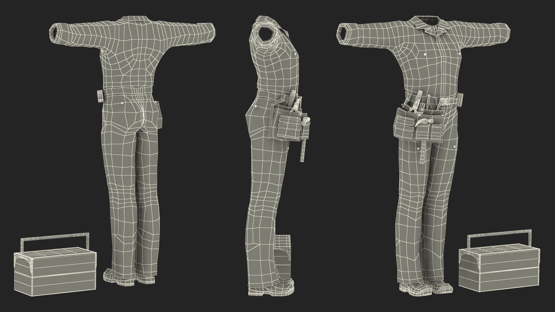 Workman Uniforms Work 3D Model - TurboSquid 1621053